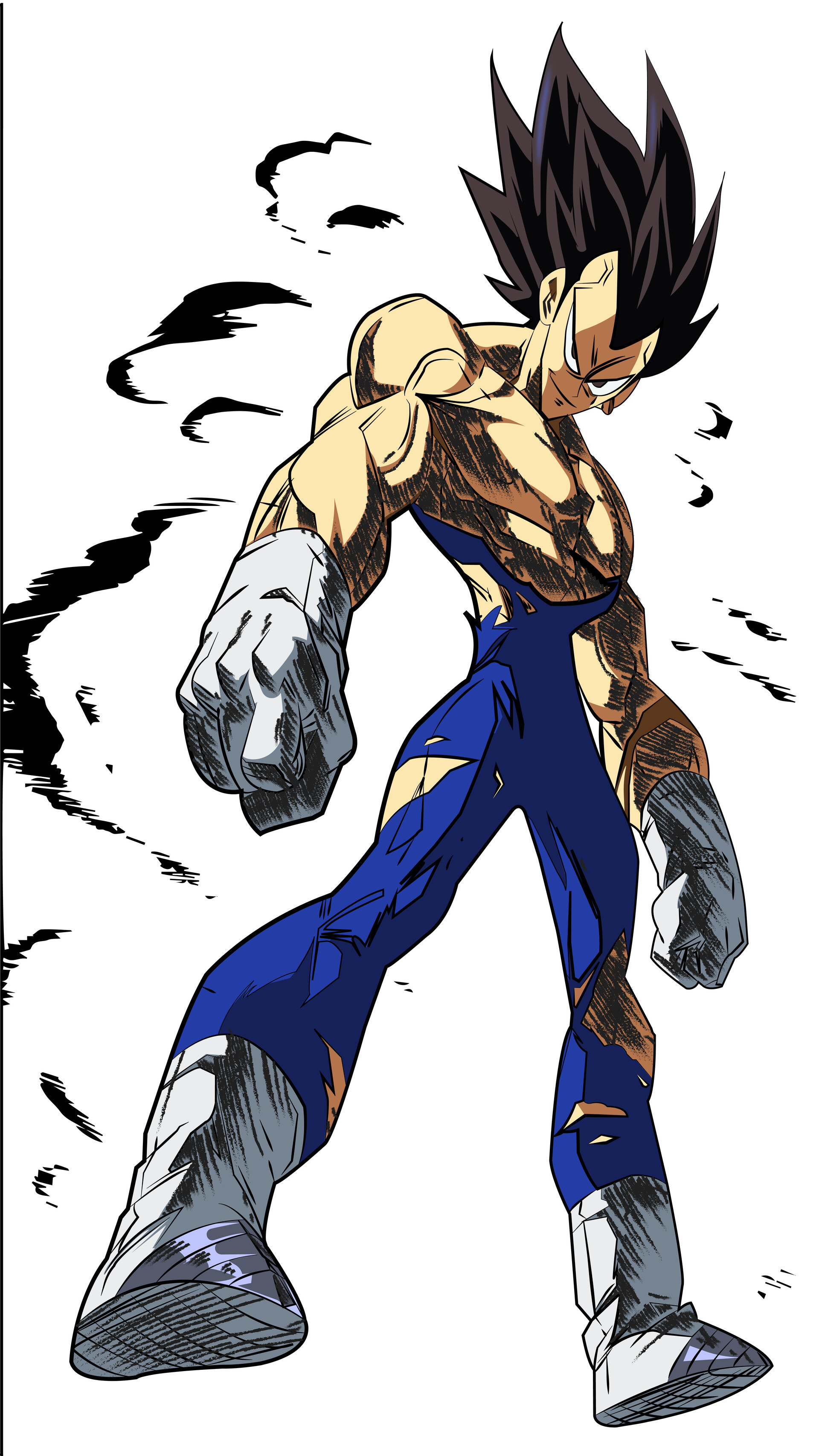 ArtStation - Vegeta character illustration