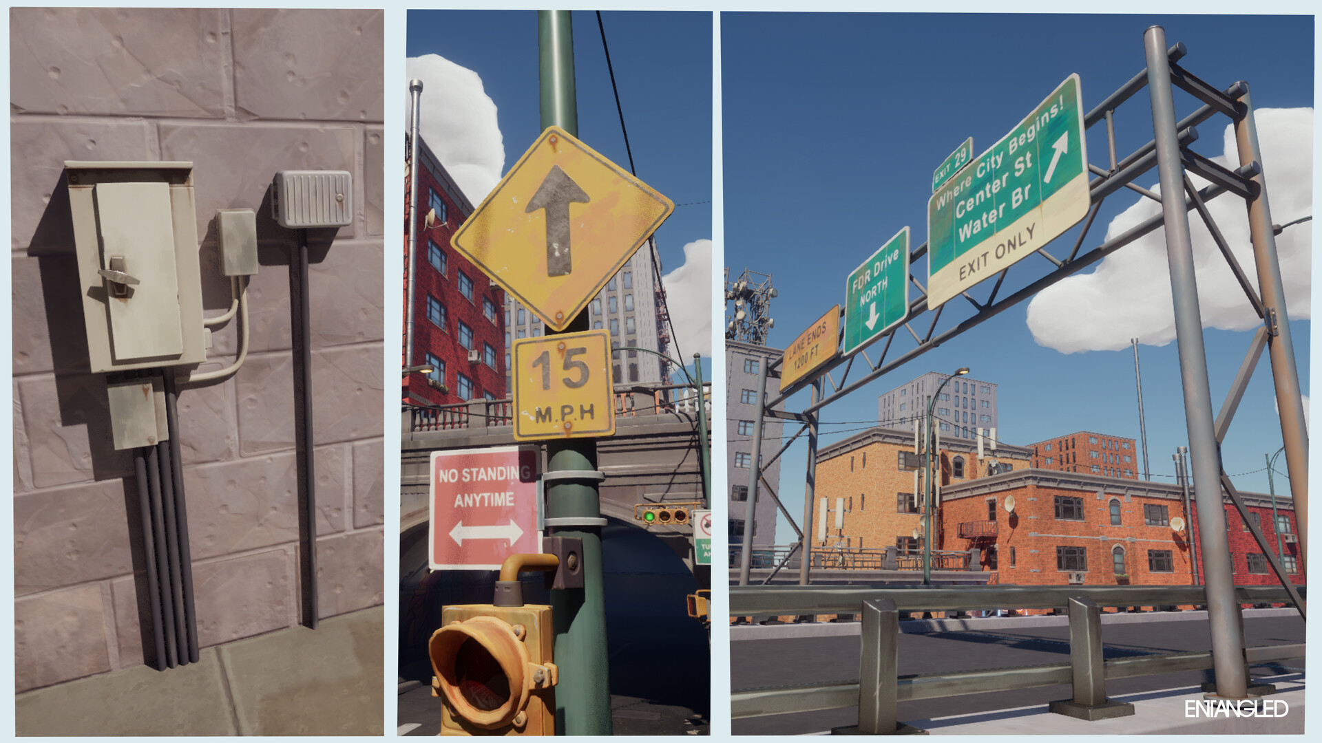 ArtStation - City Street Stylized Environment