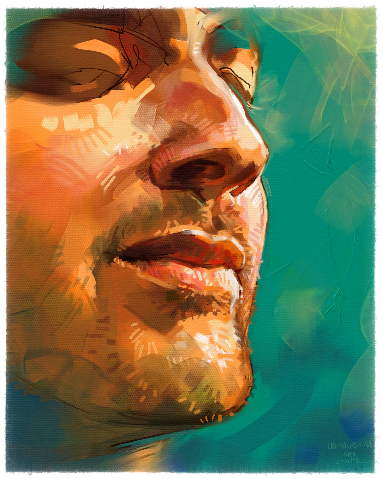 ArtStation - Practicing painting people (Dec 2023)