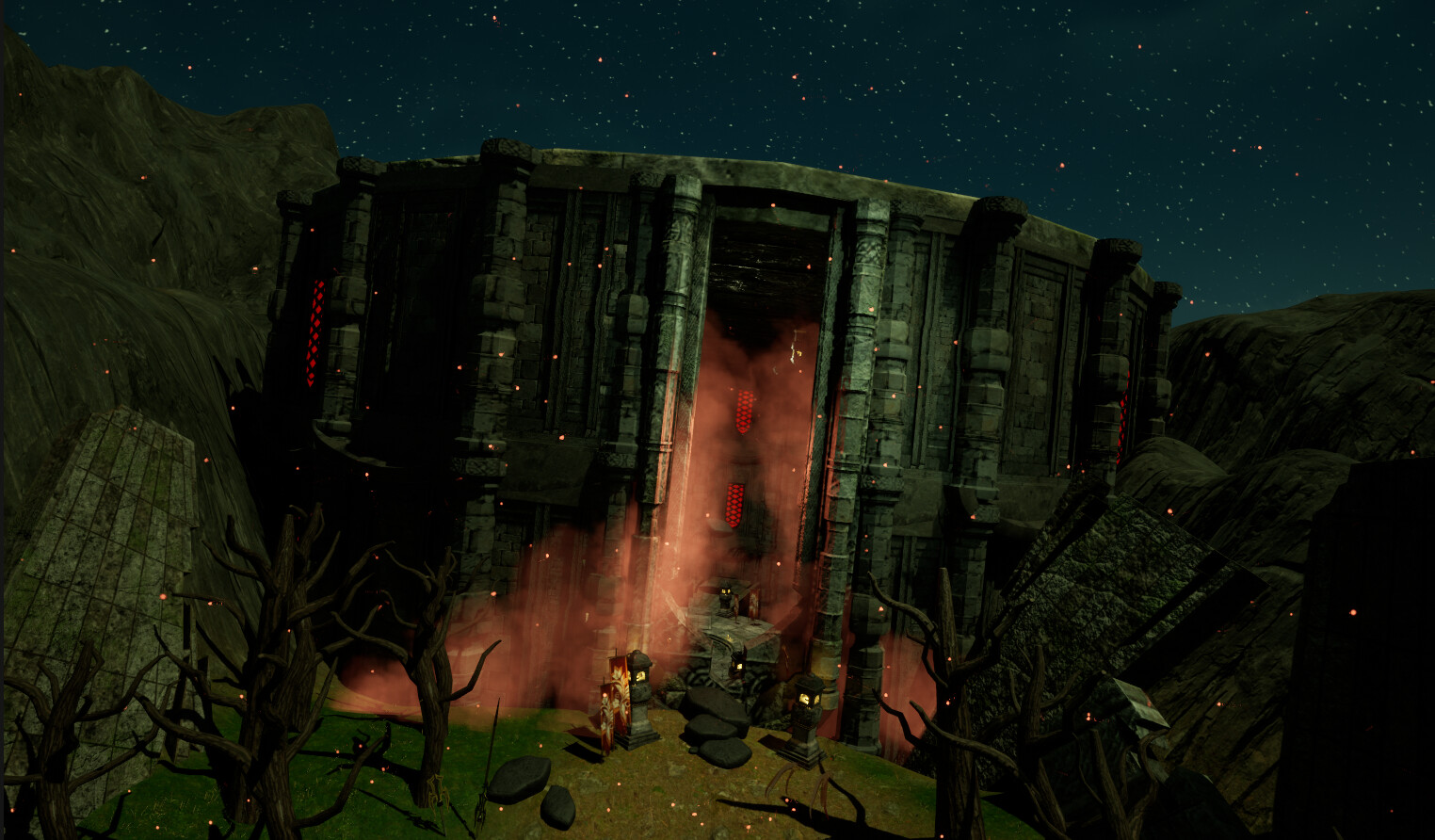 ArtStation - The Spirits' Temple [Student Work]