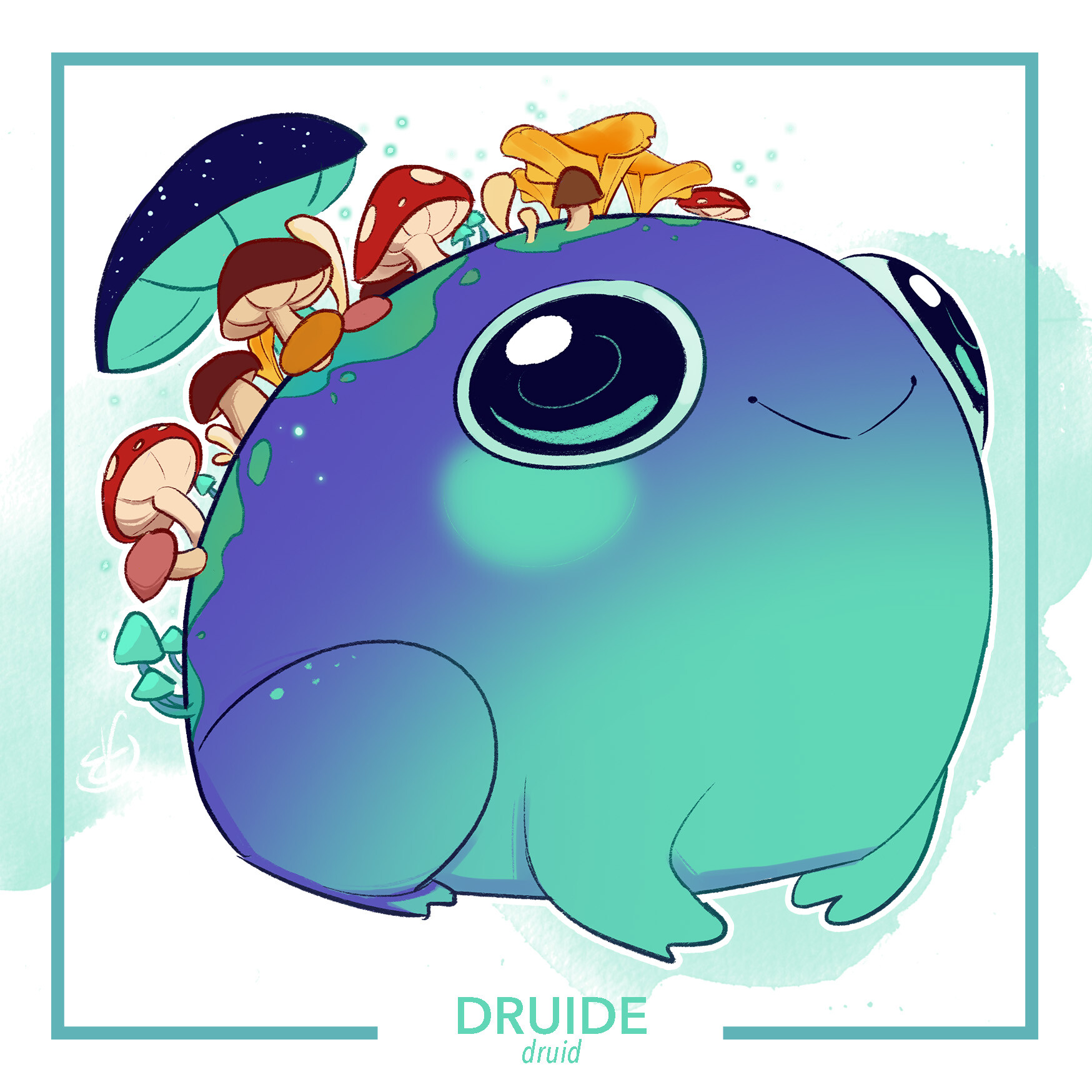 ArtStation - Dnd classes... but as frogs.