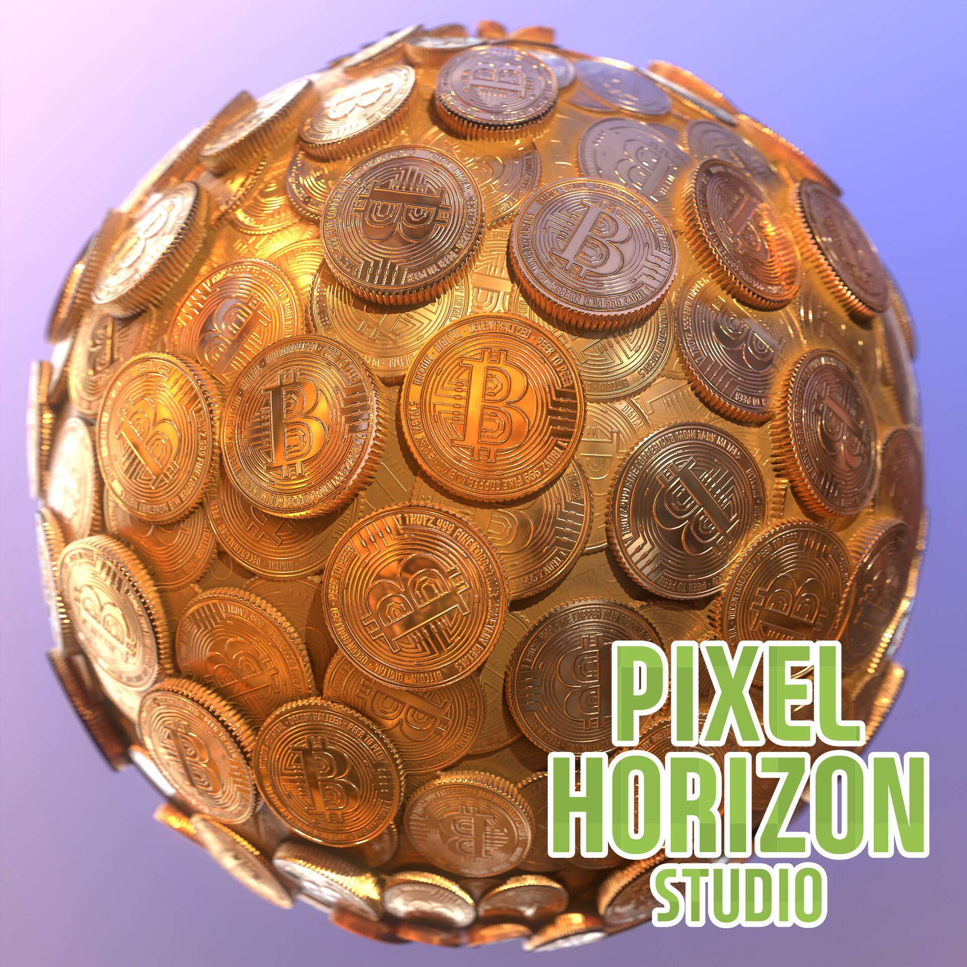 ArtStation - Bitcoin Substance 3D Designer