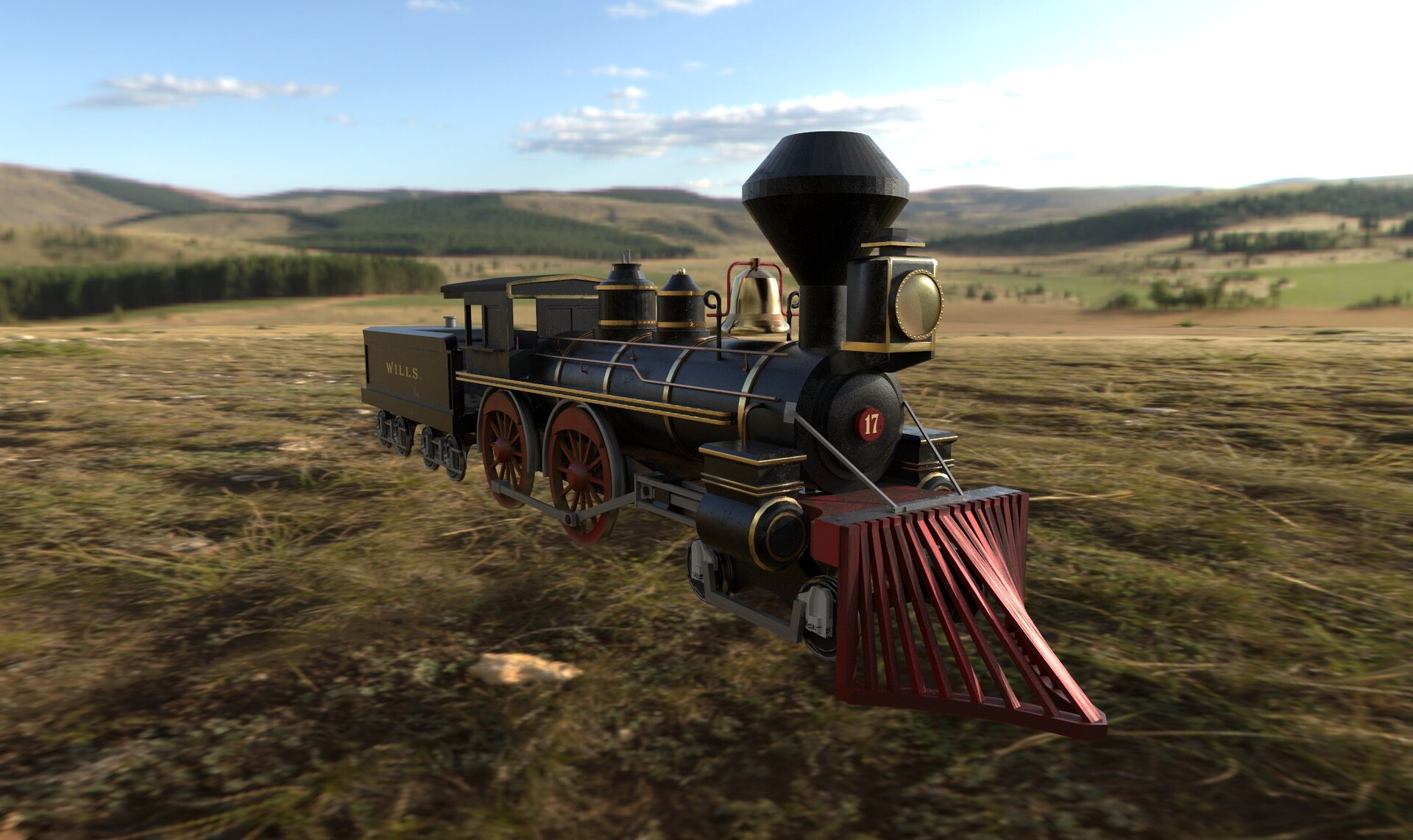 ArtStation - Steam Train