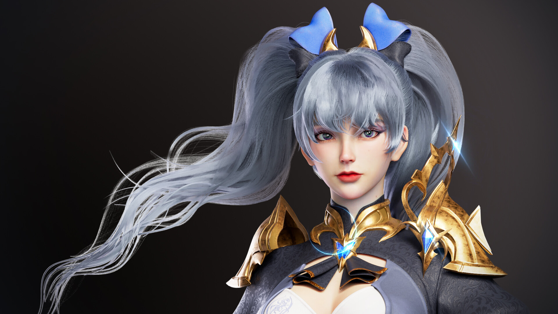 ArtStation - Wizard Girl 3D model practice