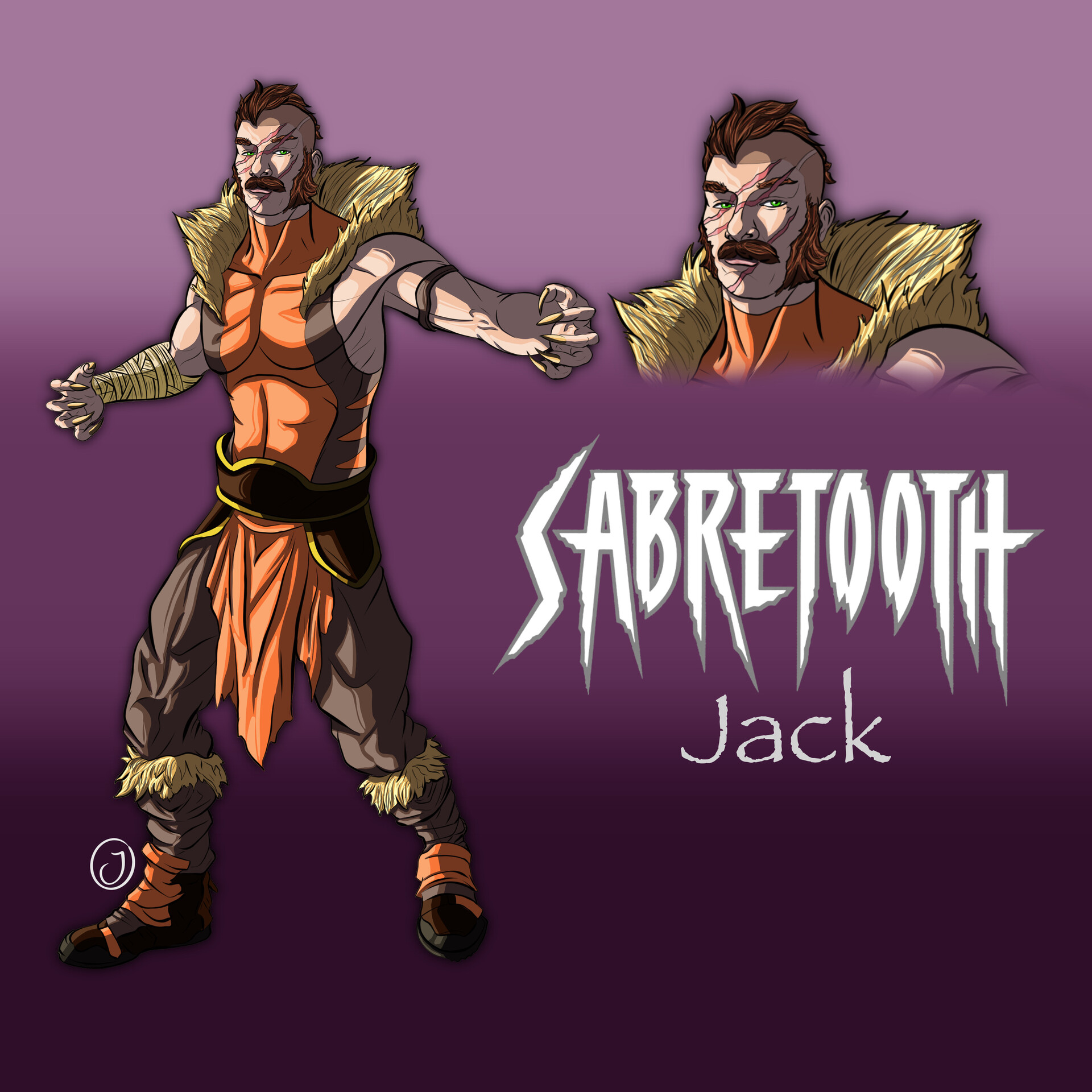 ArtStation - Inktober Sabertooth