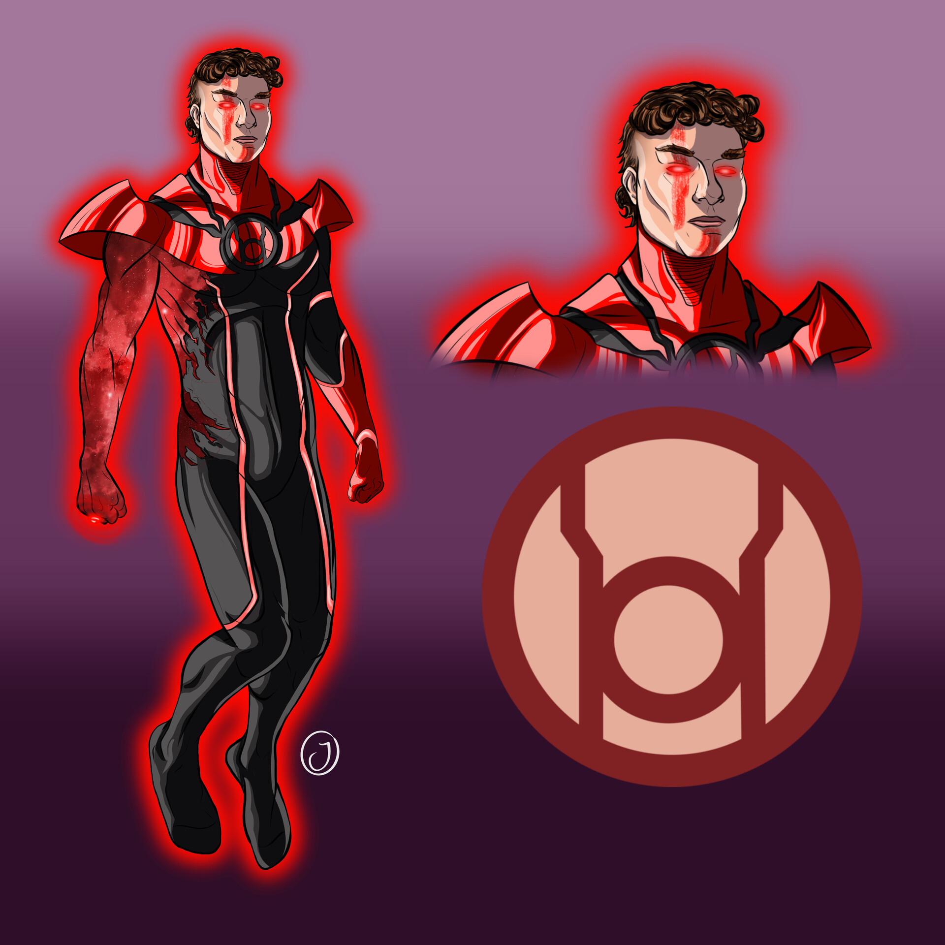 ArtStation - Inktober Red Lantern