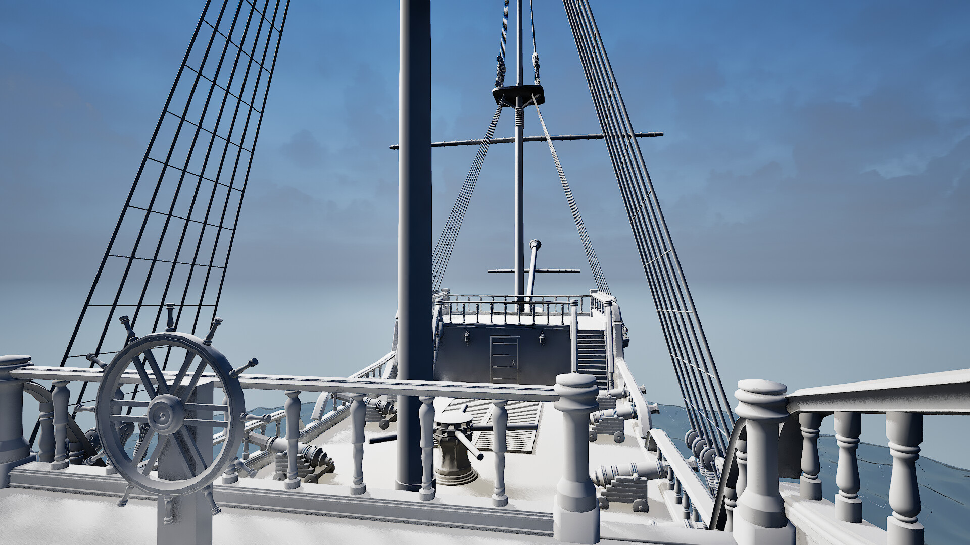 ArtStation - Semi Procedural Pirate Ship