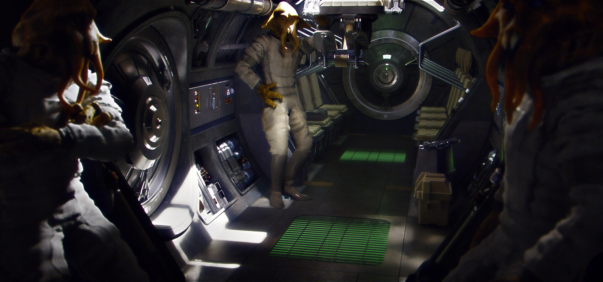 ArtStation - Quarren Gunship Interior ( Rendering - Compositing )