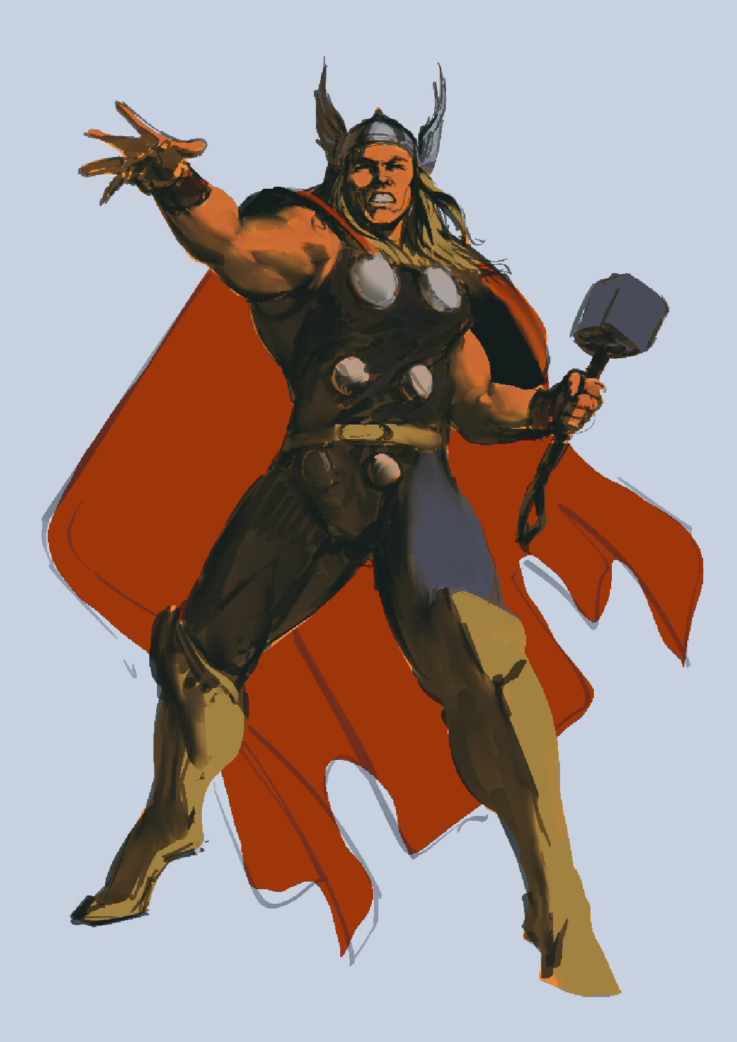Eamonn McCormick - 80's Thor, original by Ron Frenz