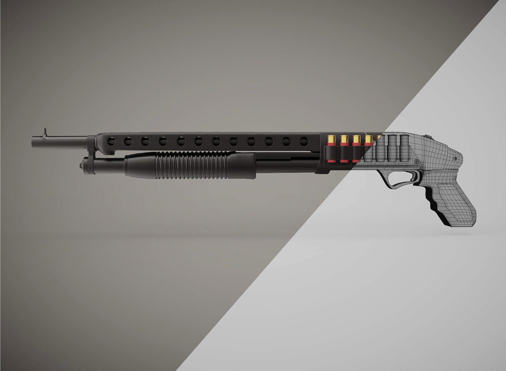 ArtStation - Basic Shotgun