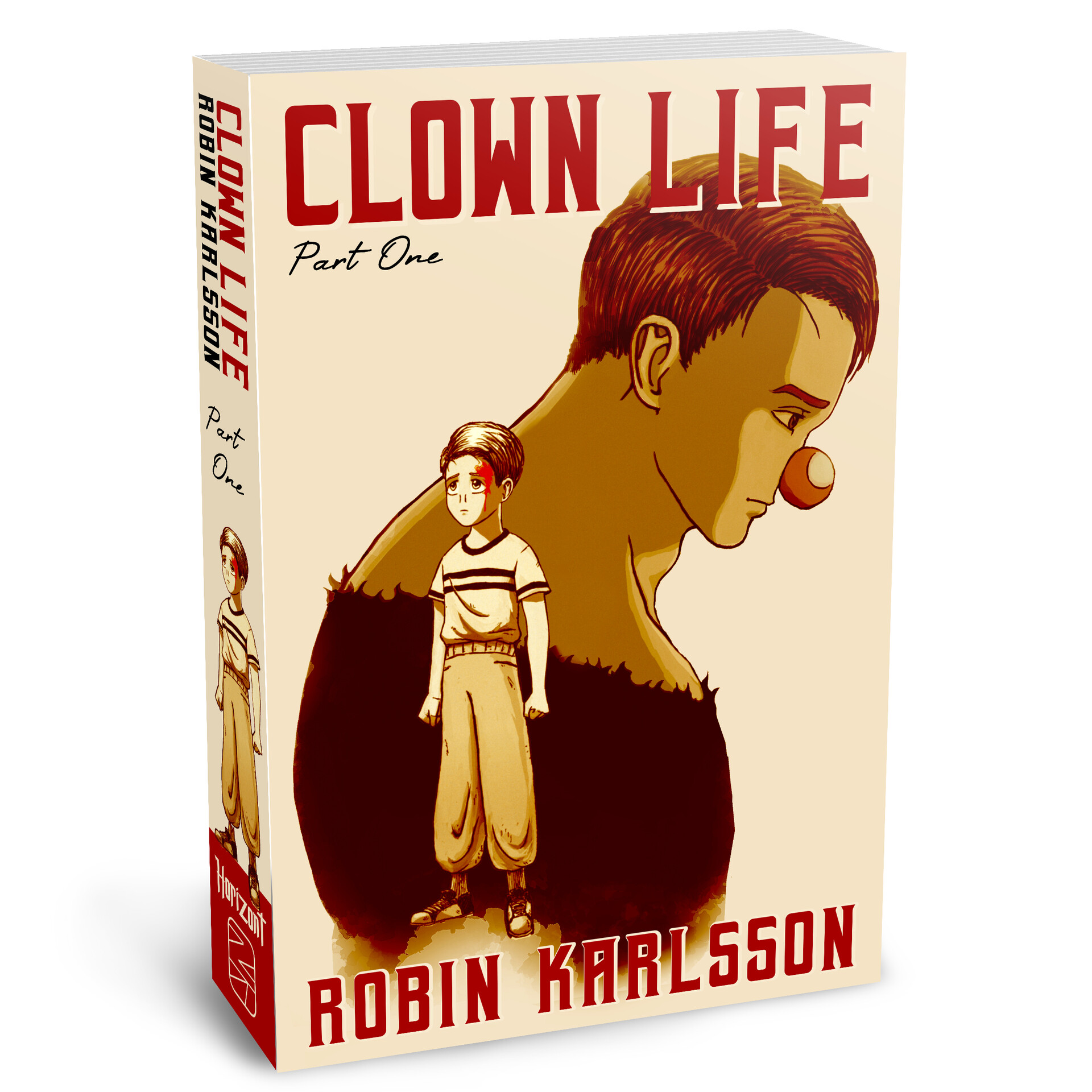 ArtStation - Clown Life, Book Cover