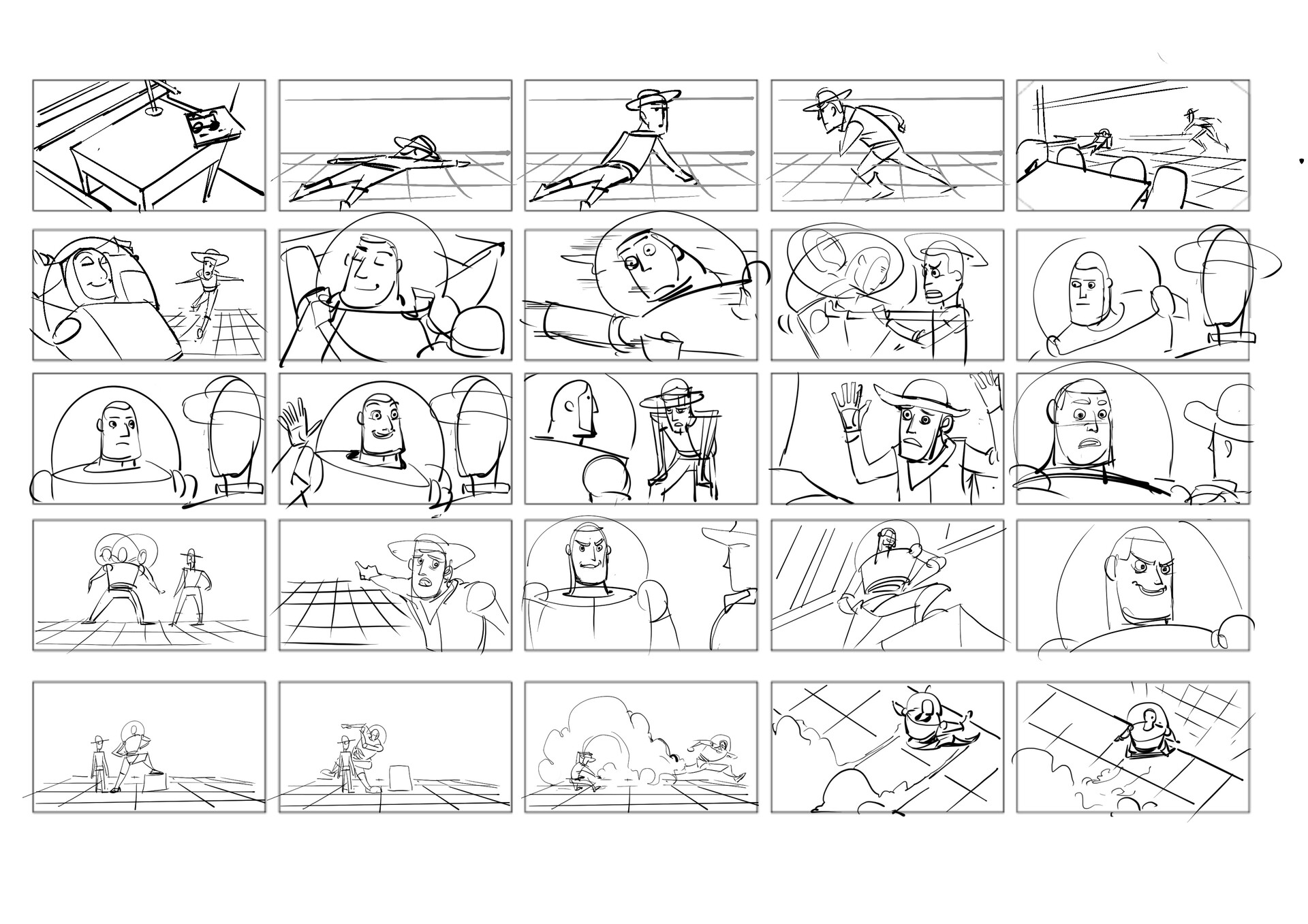 ArtStation - toy story storyboard
