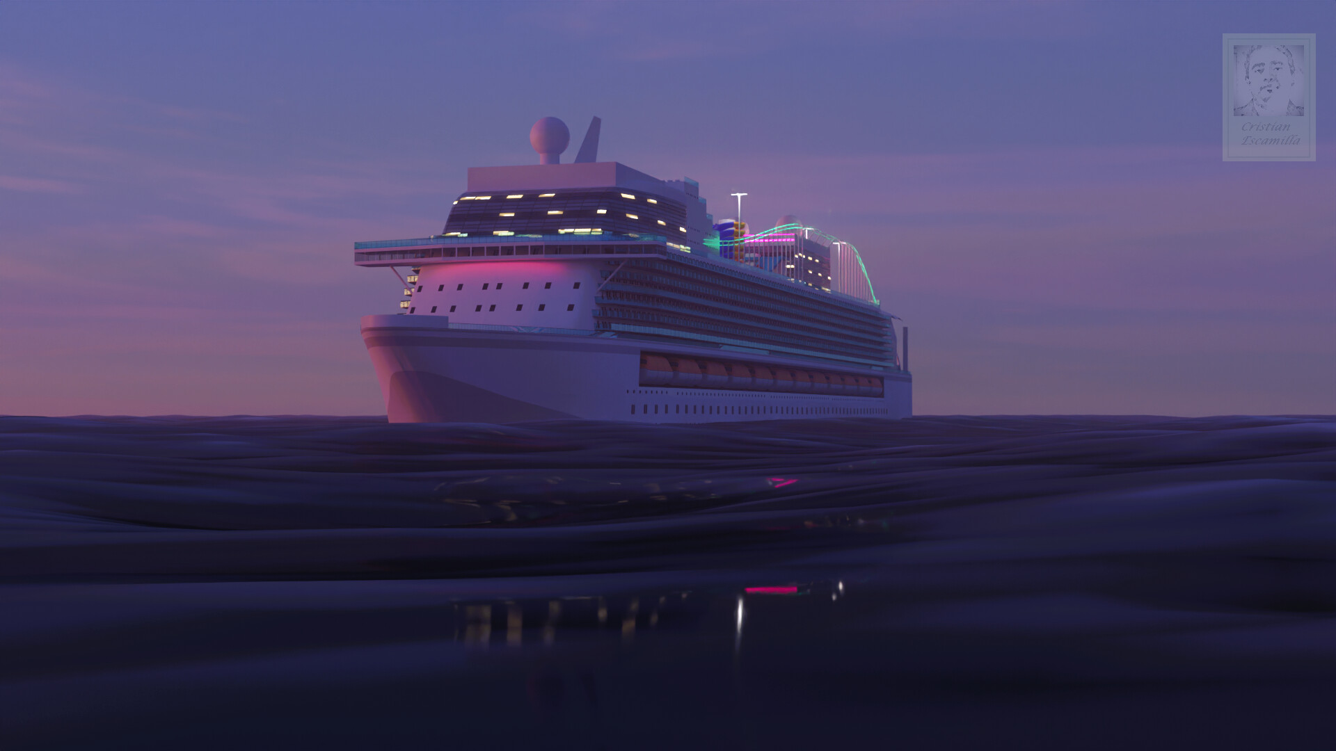 ArtStation - Cruise ship