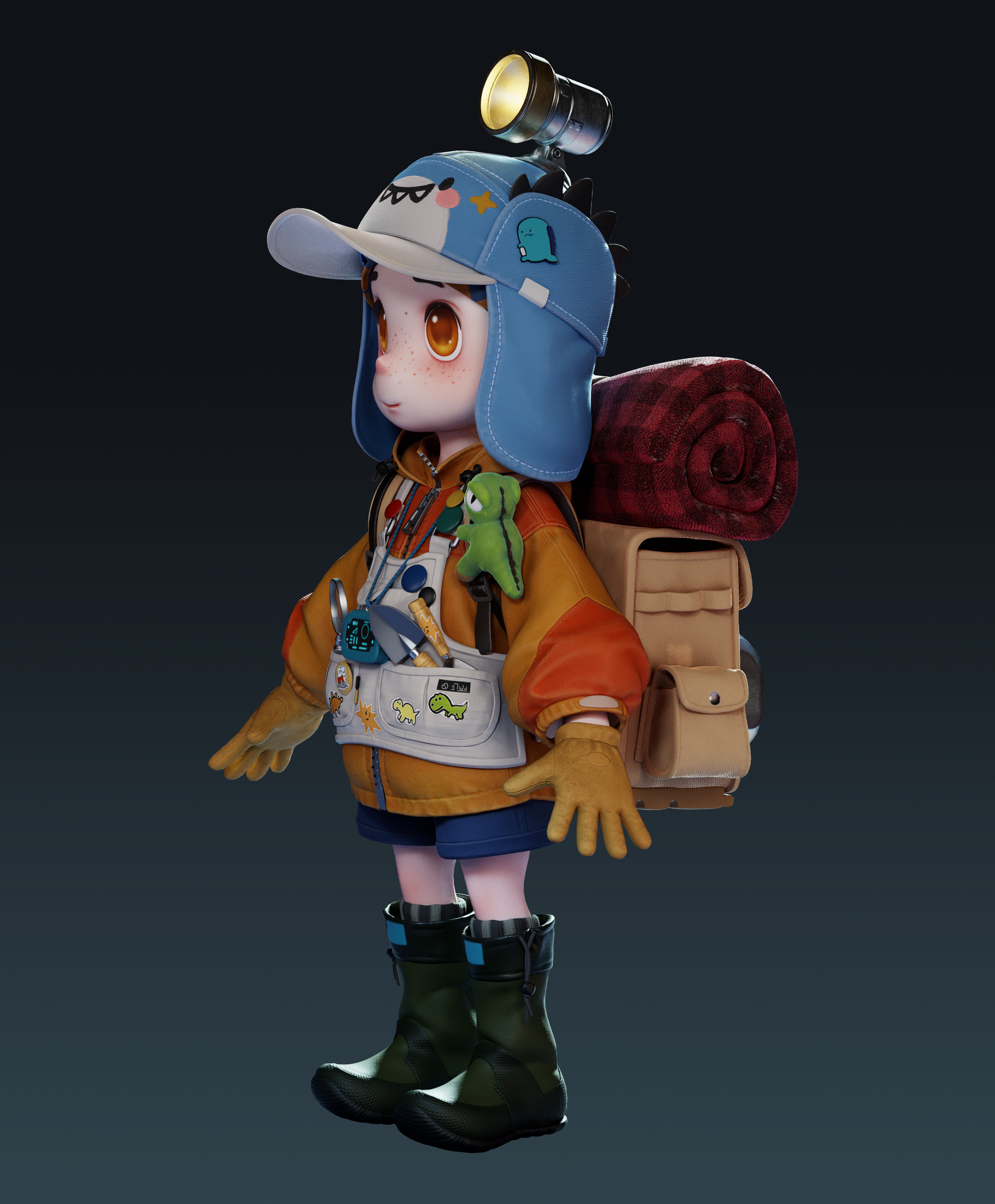 Red - expedition members