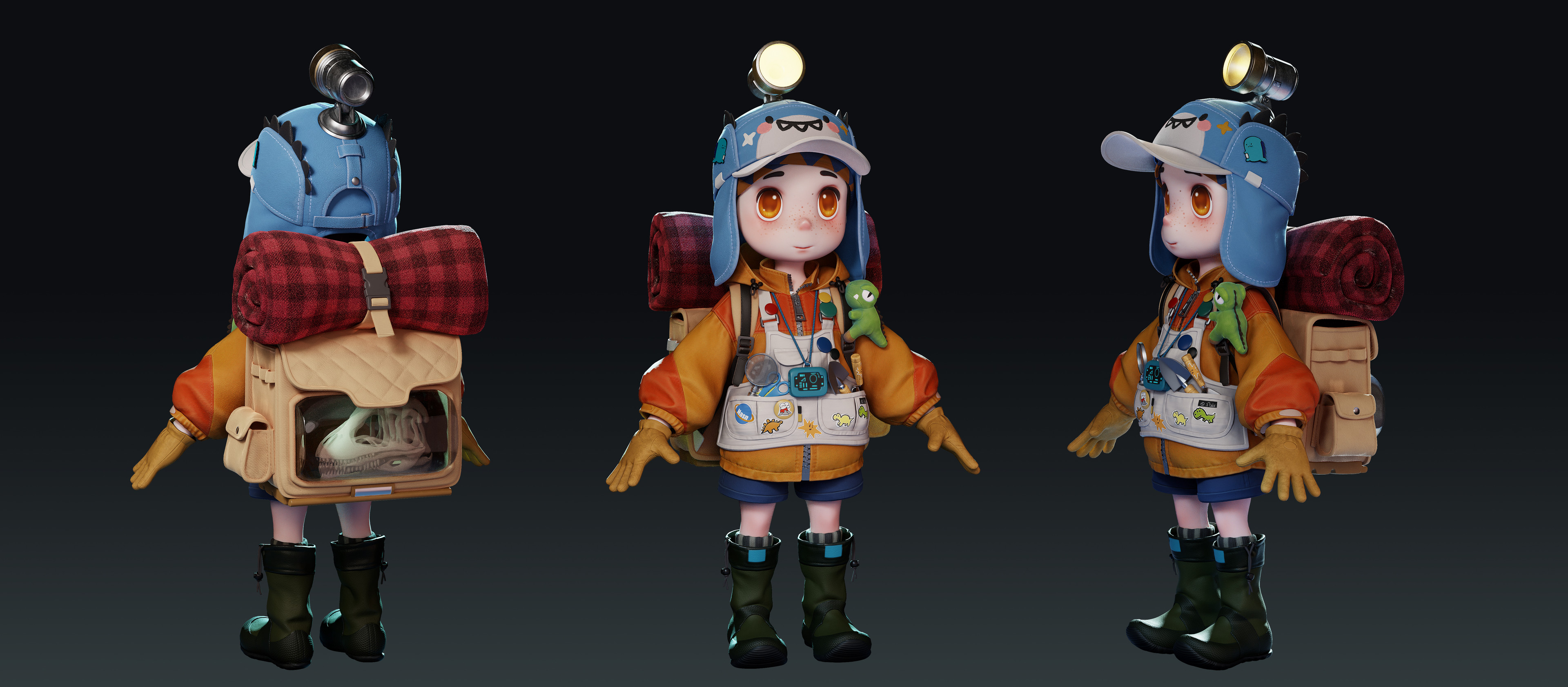 Red - expedition members