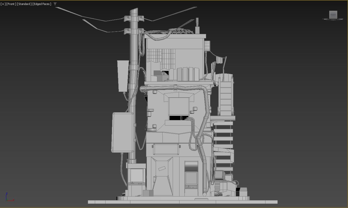 ArtStation - Future building modeling and texture work