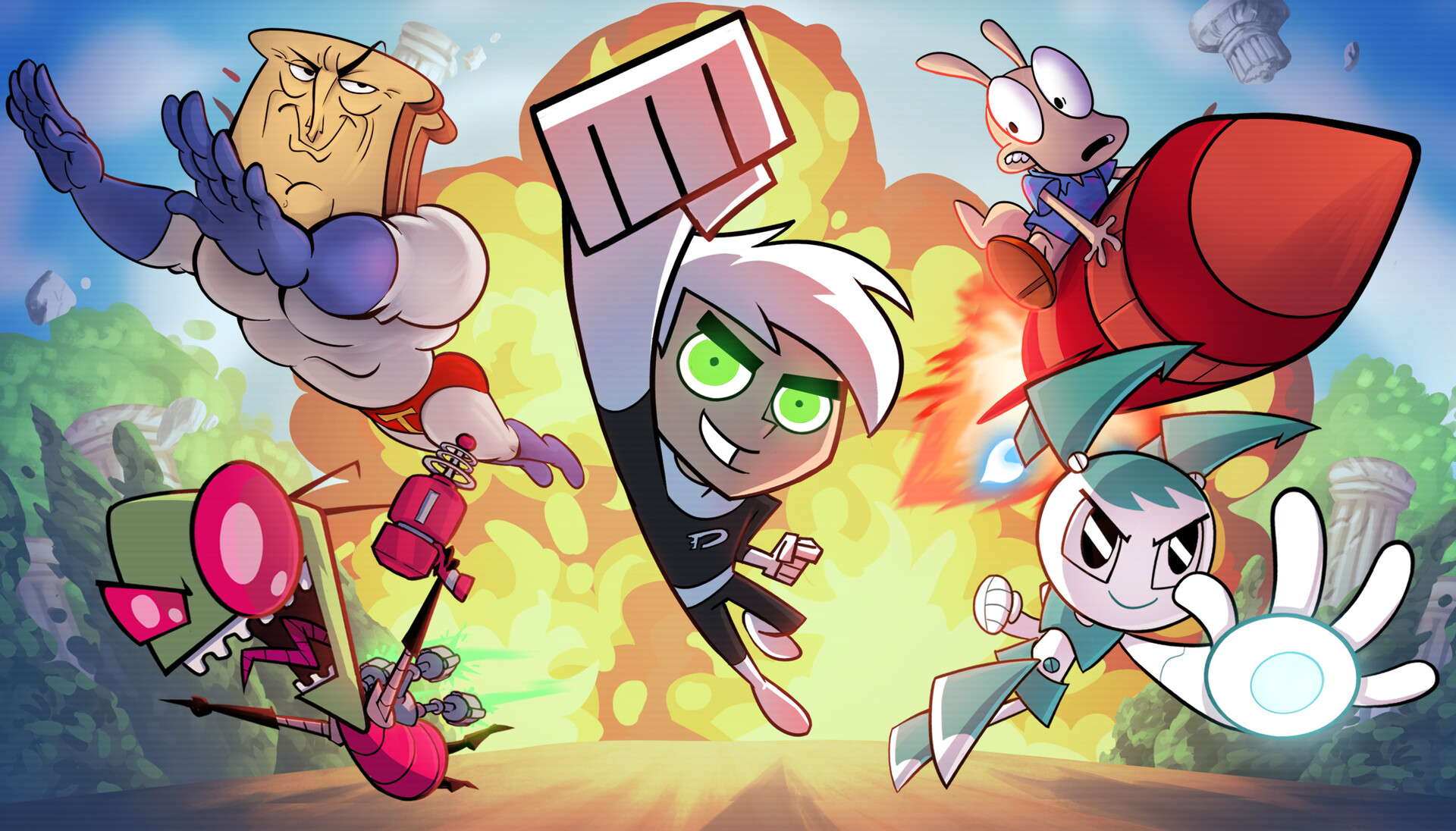 ArtStation - SMITE- Nickelodeon Crossover Card Art