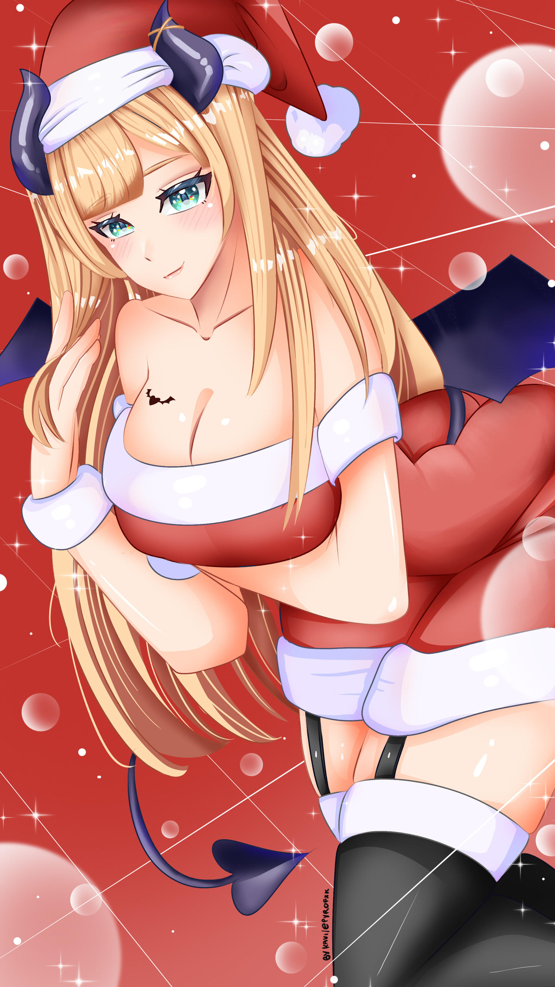 ArtStation - Yuzuki Choco | Christmas | Hololive