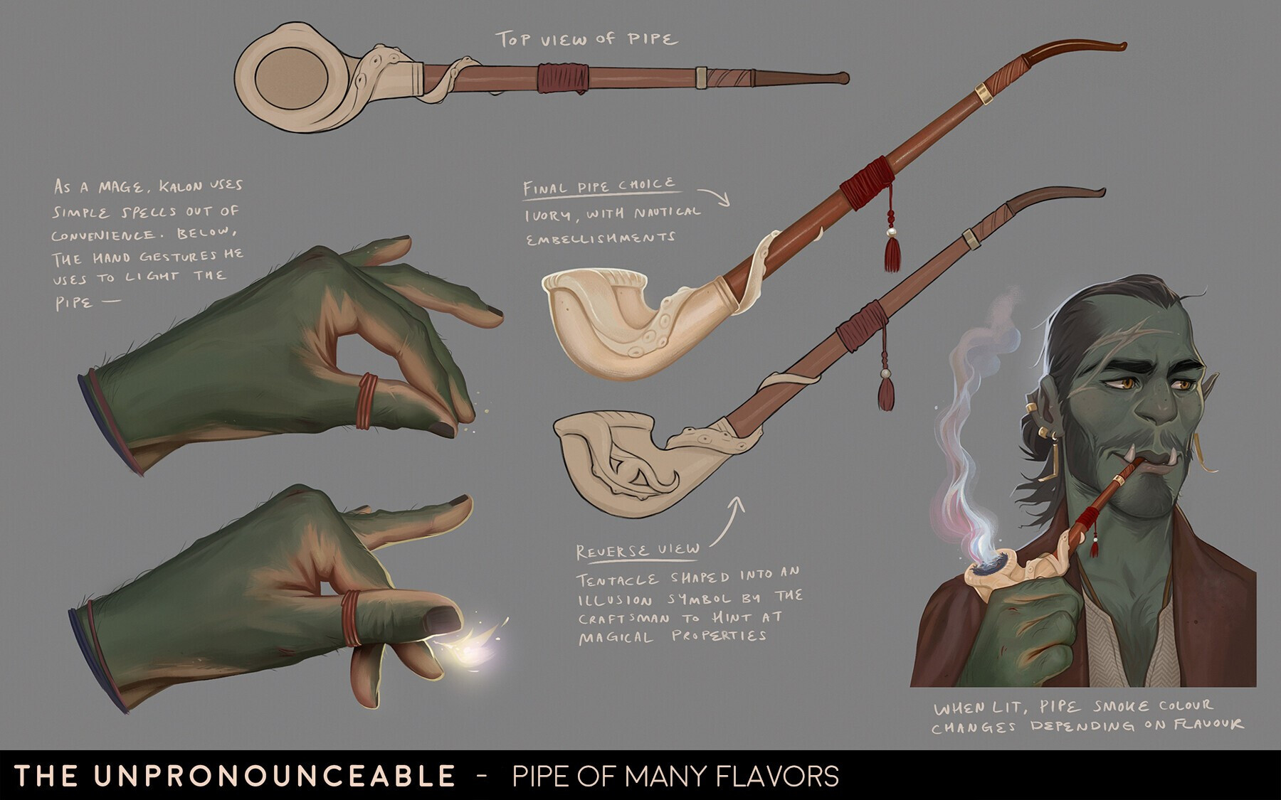 ArtStation - The Unpronounceable - The Pipe of Many Flavours