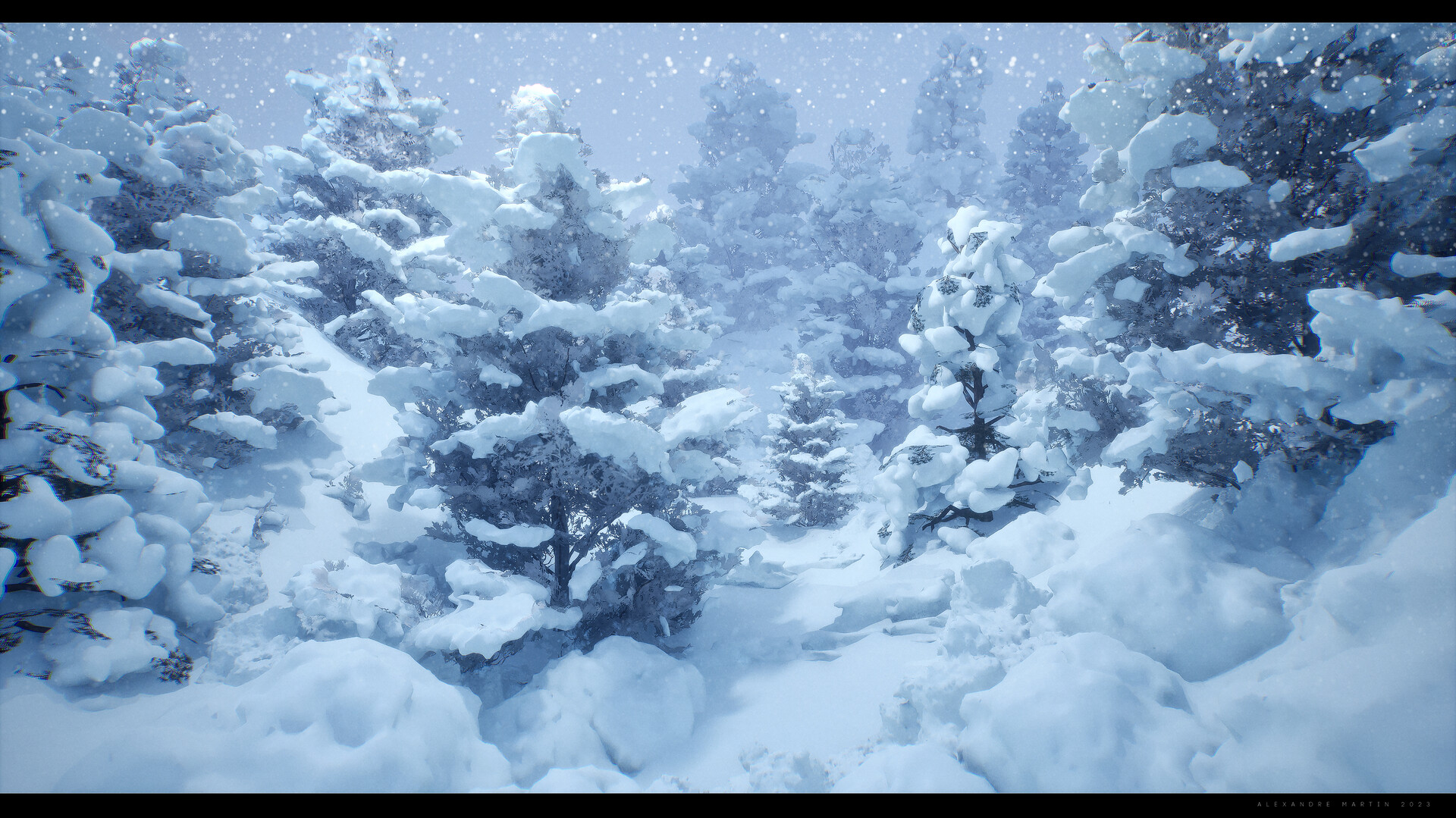 ArtStation - Snow in volume Unreal Engine 5