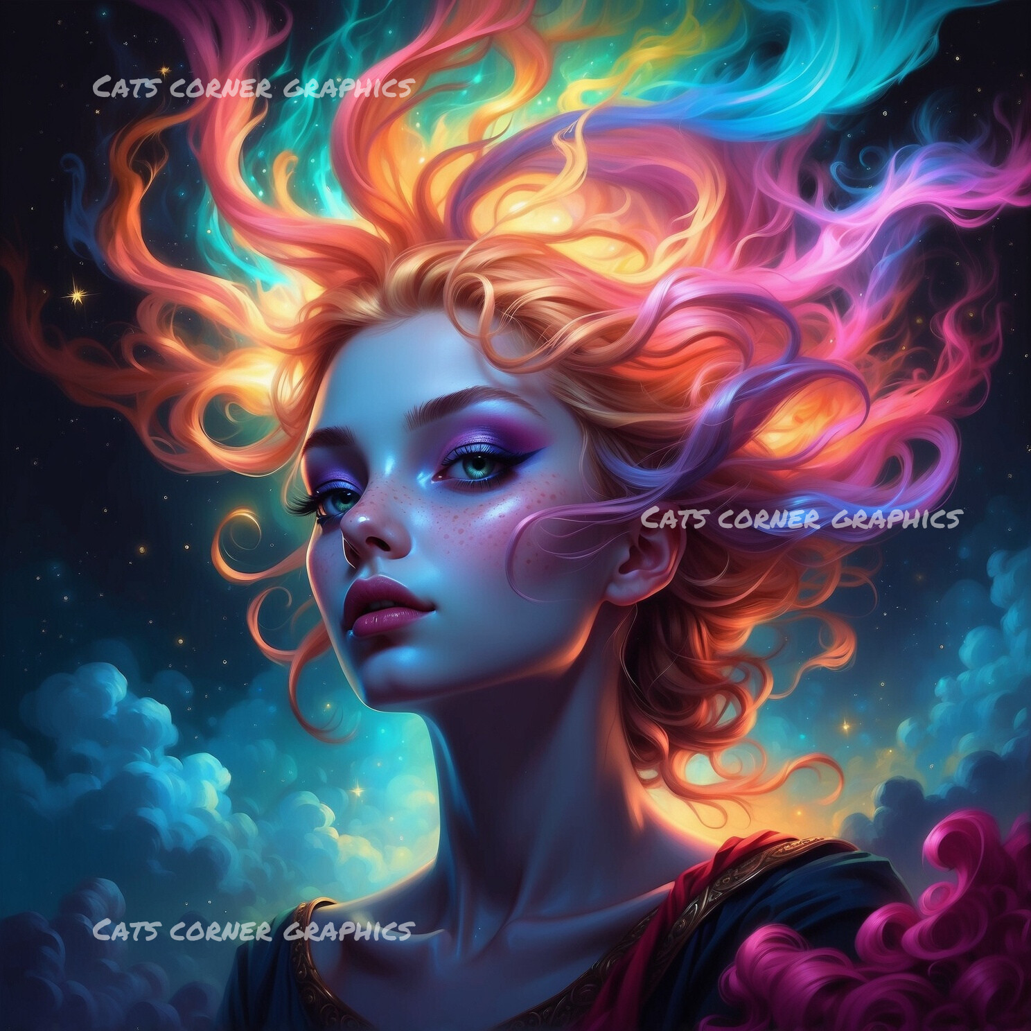 ArtStation - Aurora Portrait