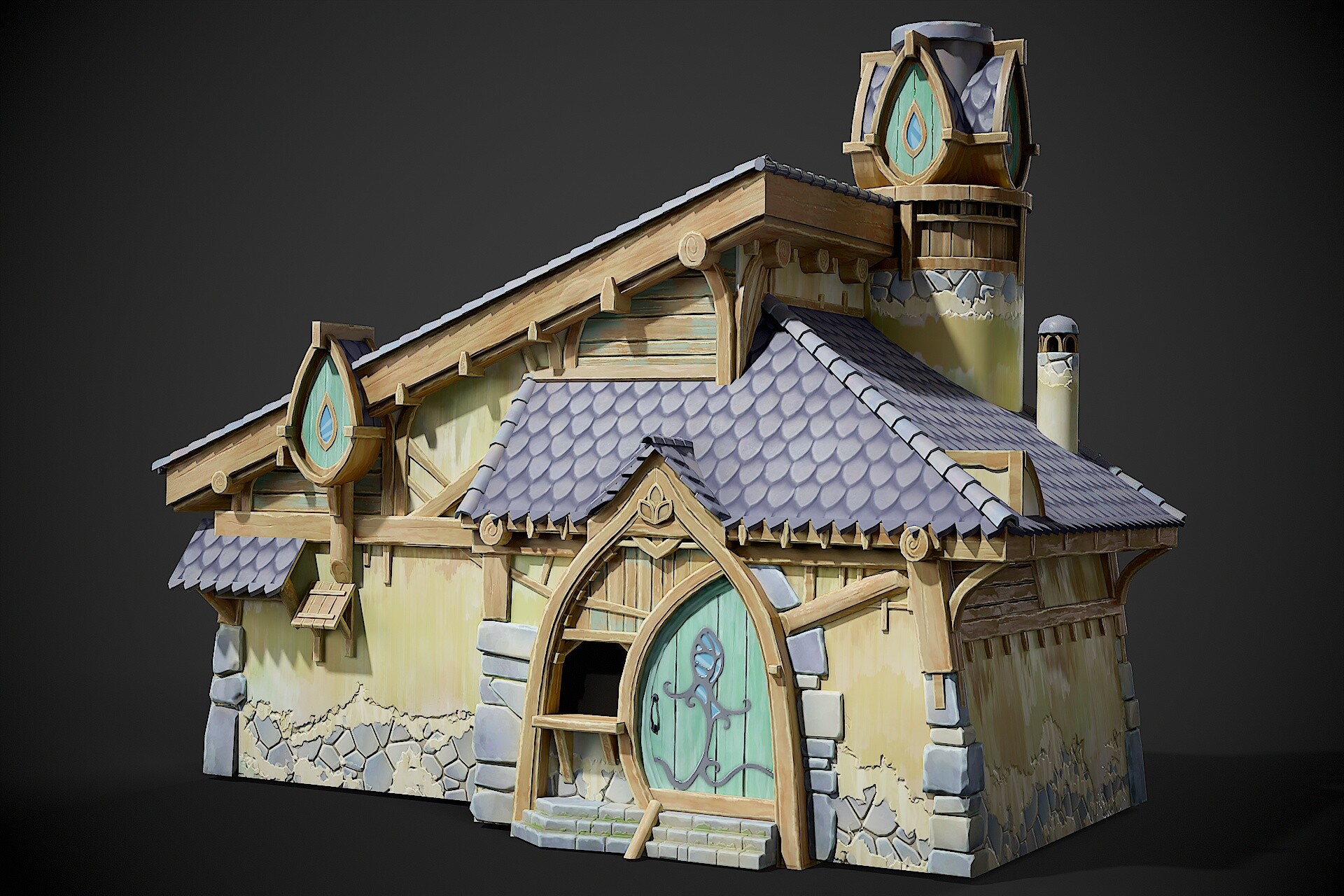 ArtStation - Magic potion brewing house