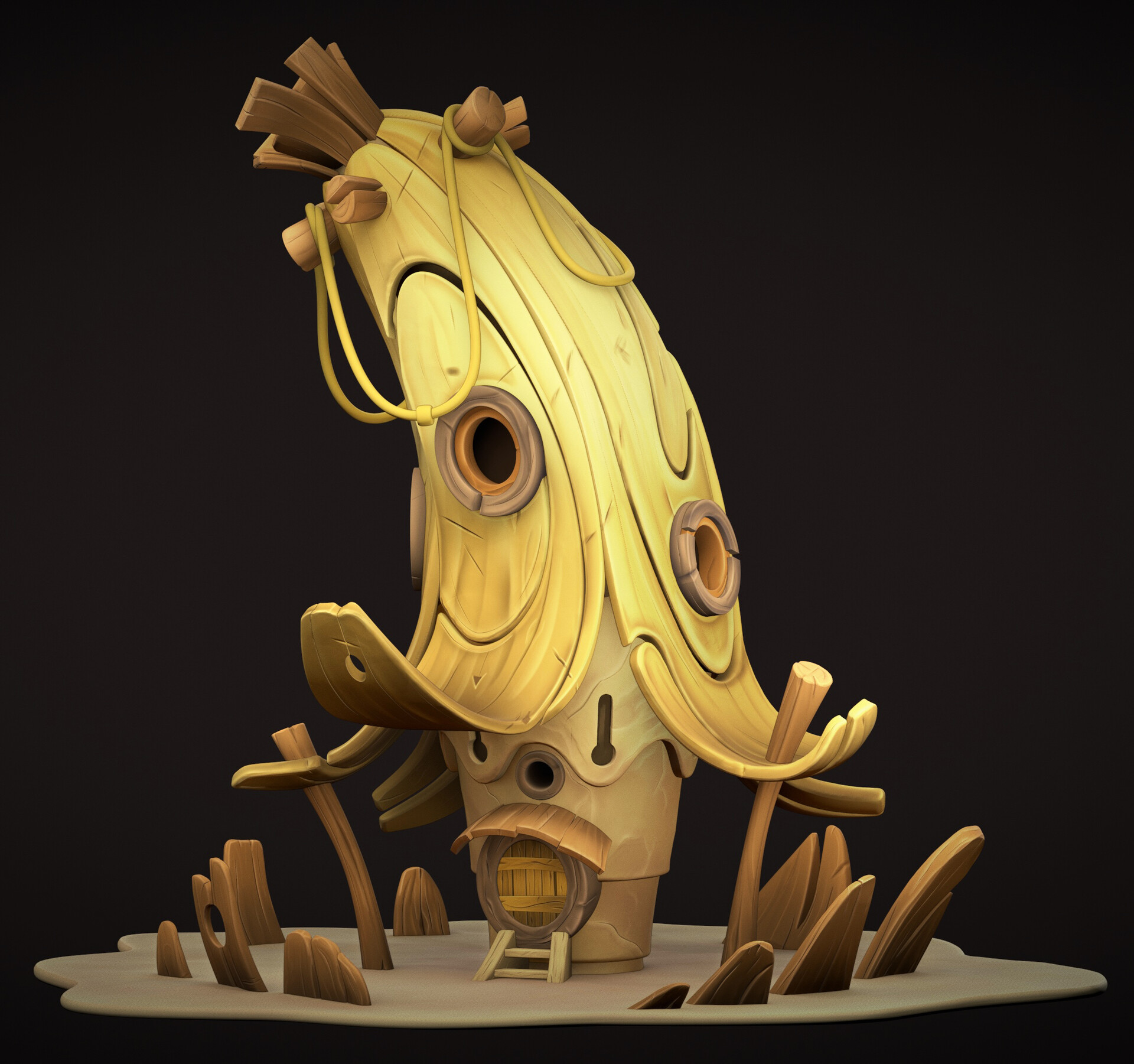ArtStation - Banana house