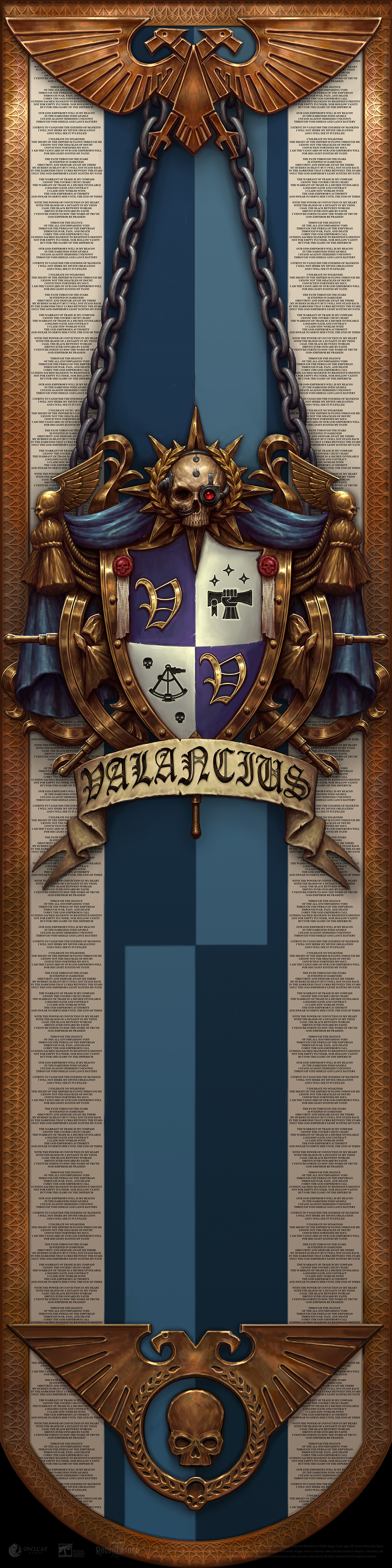 Ilia Bodaikin - Warhammer 40,000: Rogue Trader - Banners and crests.