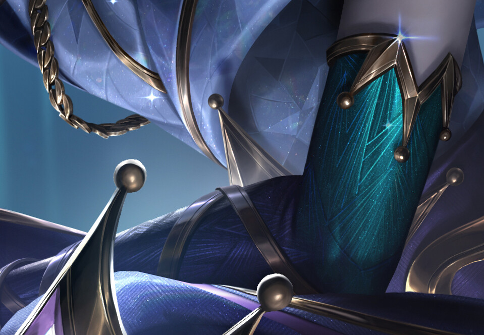 Ina Wong - Prestige Winterblessed Camille - League of Legends Splash Art