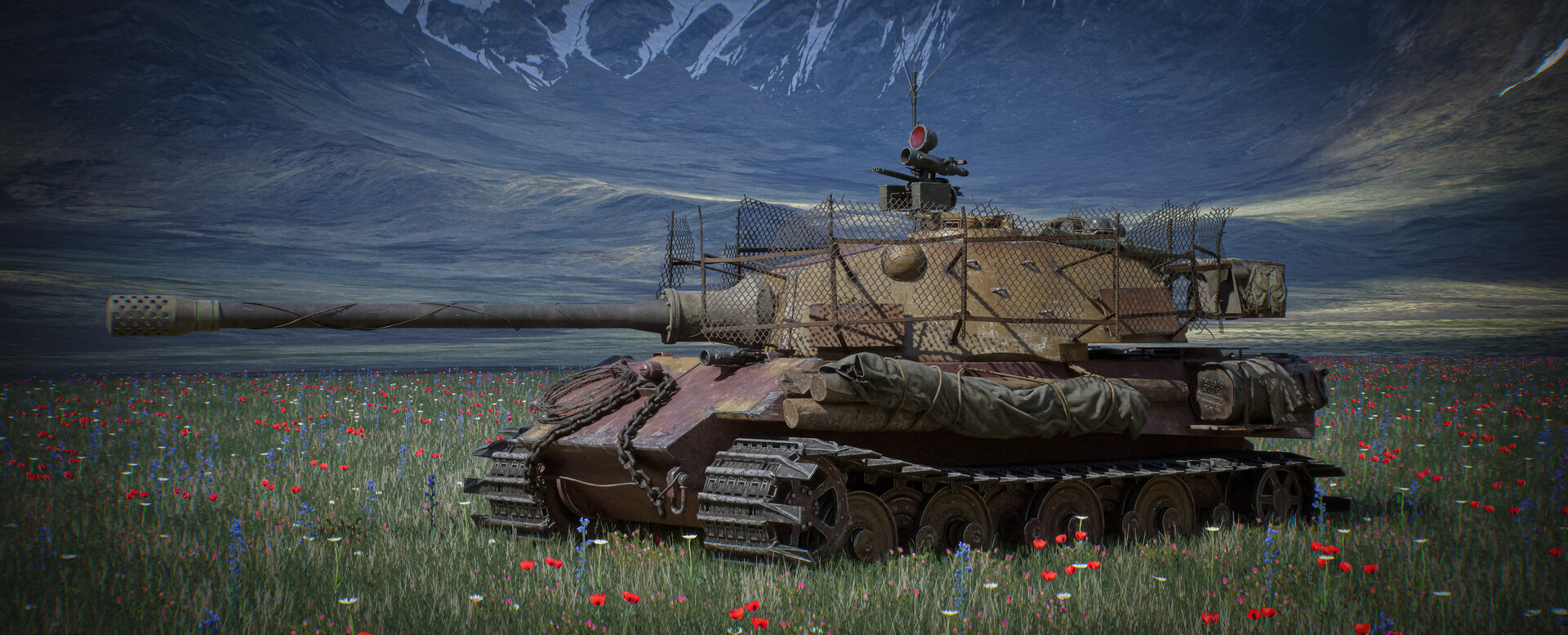 Sergey D Yatlov - E75 New Year 3D style for WoT