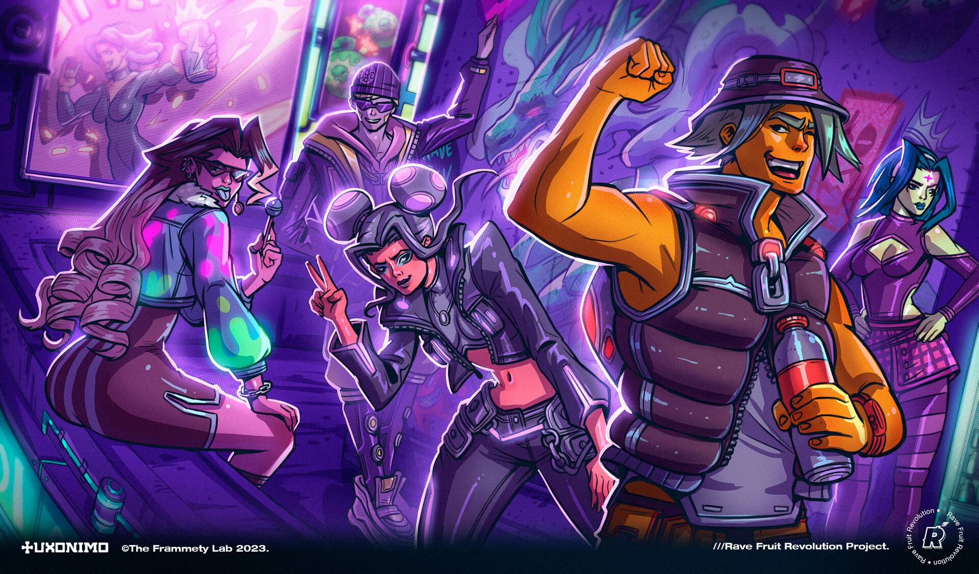 ArtStation - Rave Fruit Revolution!