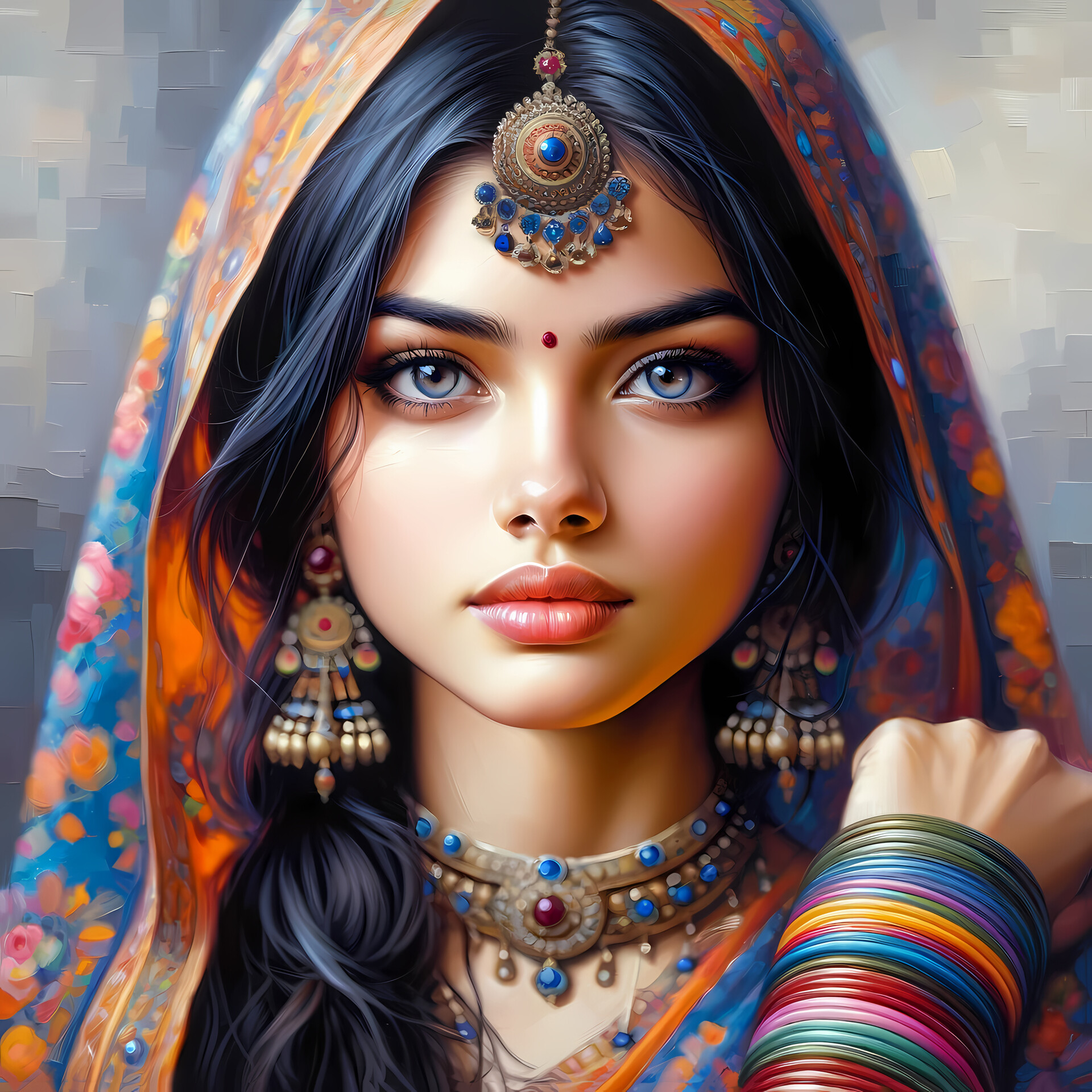 Archana - Cultural Canvases: Portraits of India's Elegance