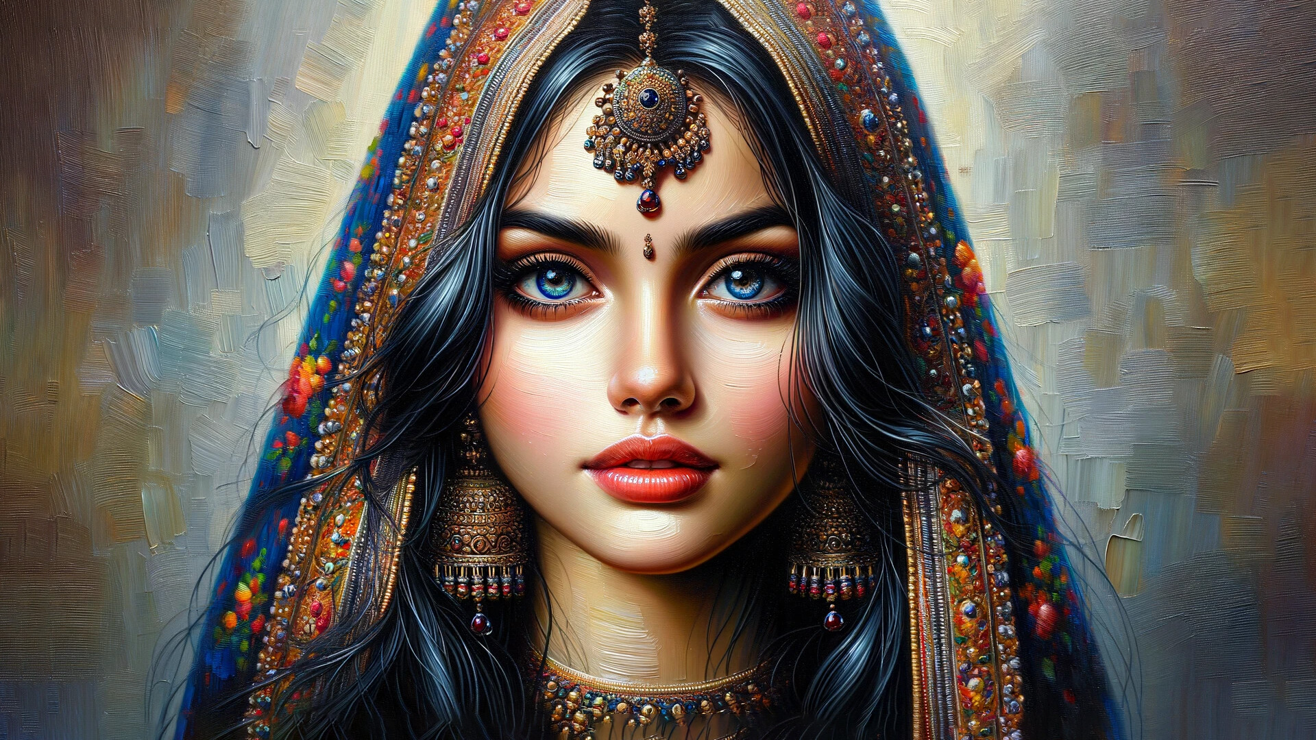 ArtStation - Cultural Canvases: Portraits of India's Elegance ...