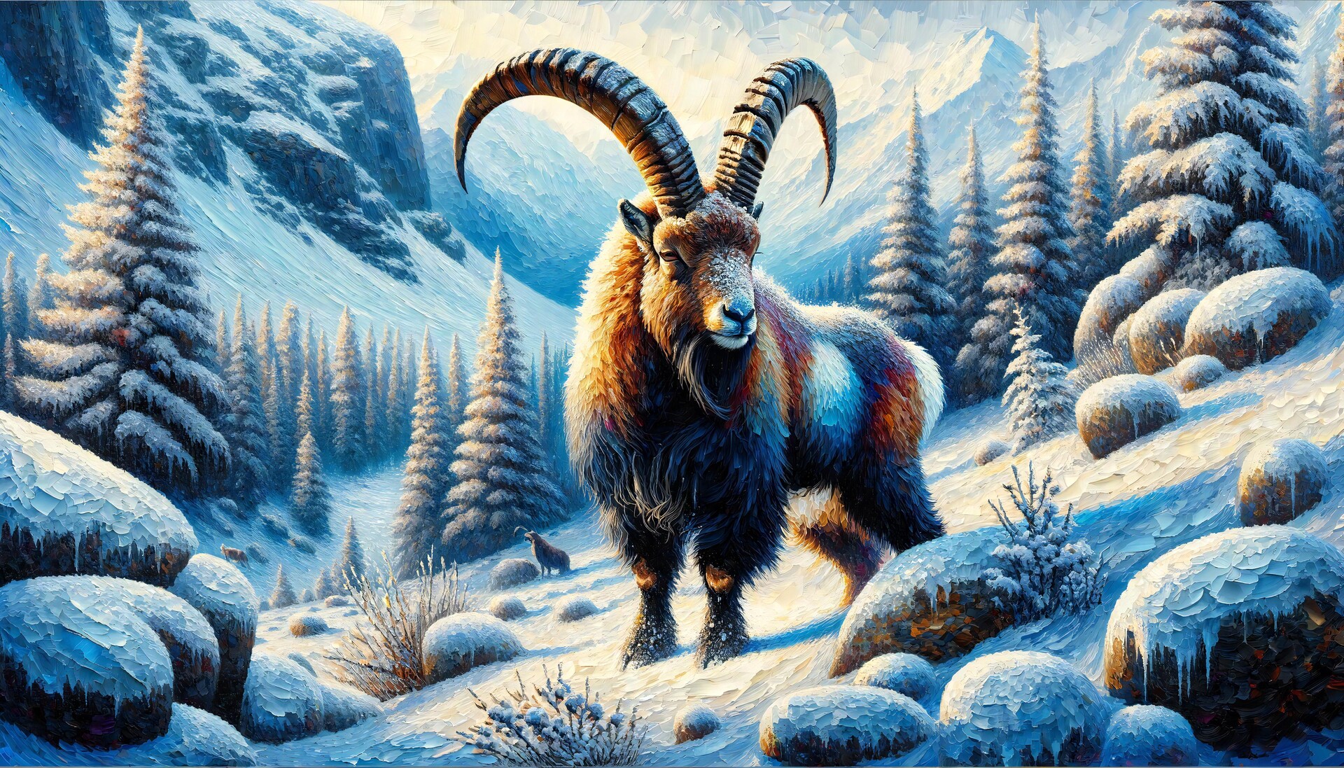 Archana - Frosty Himalayan Haven: Wildlife in Winter's Embrace