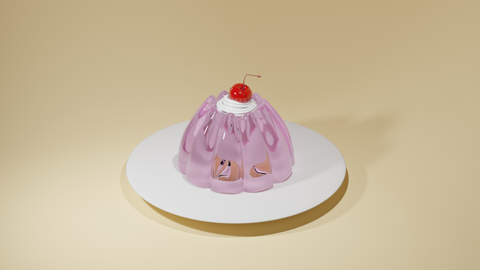 ArtStation - jelly with cherry