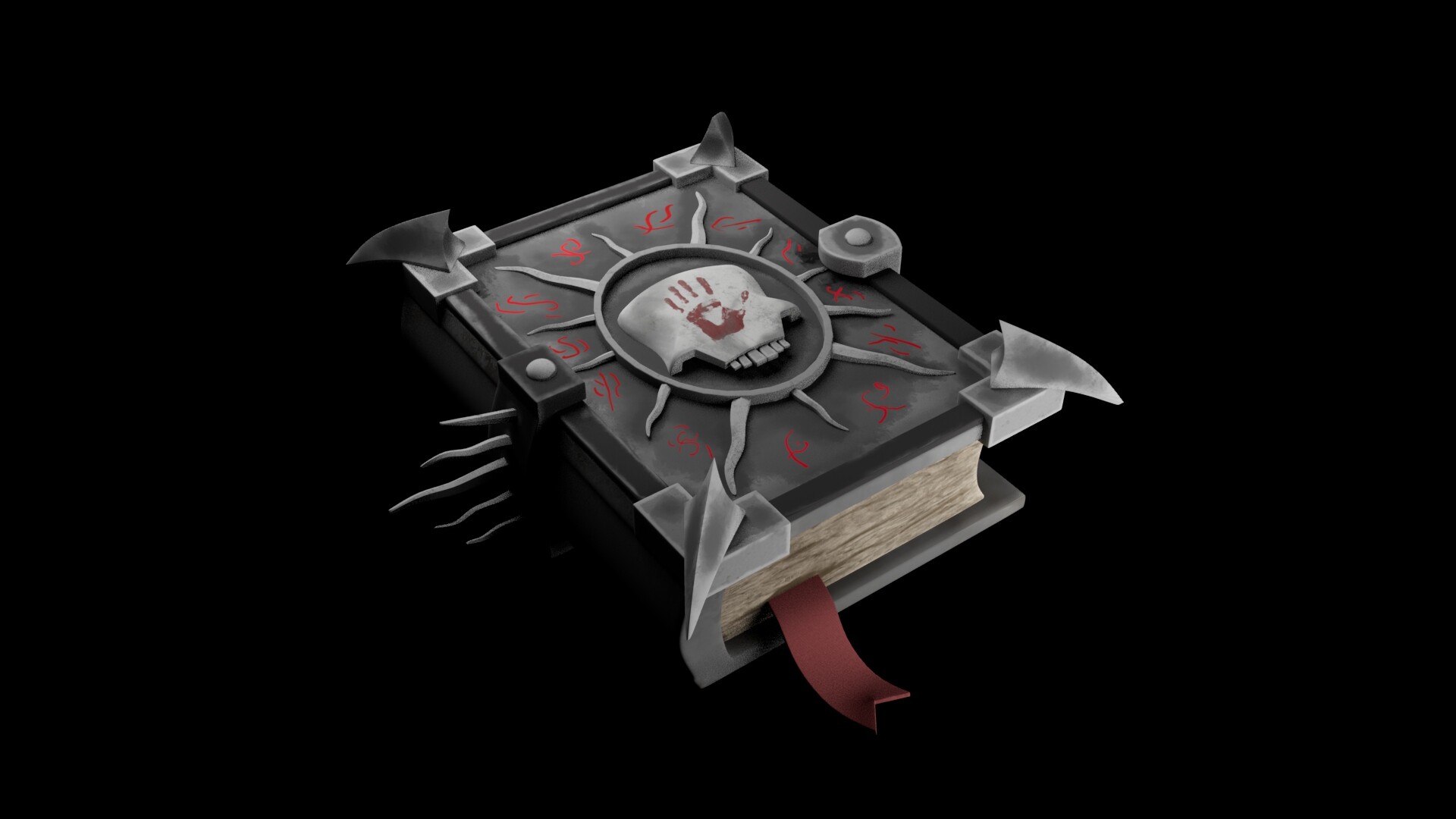 ArtStation - Props - Stylized Spellbook