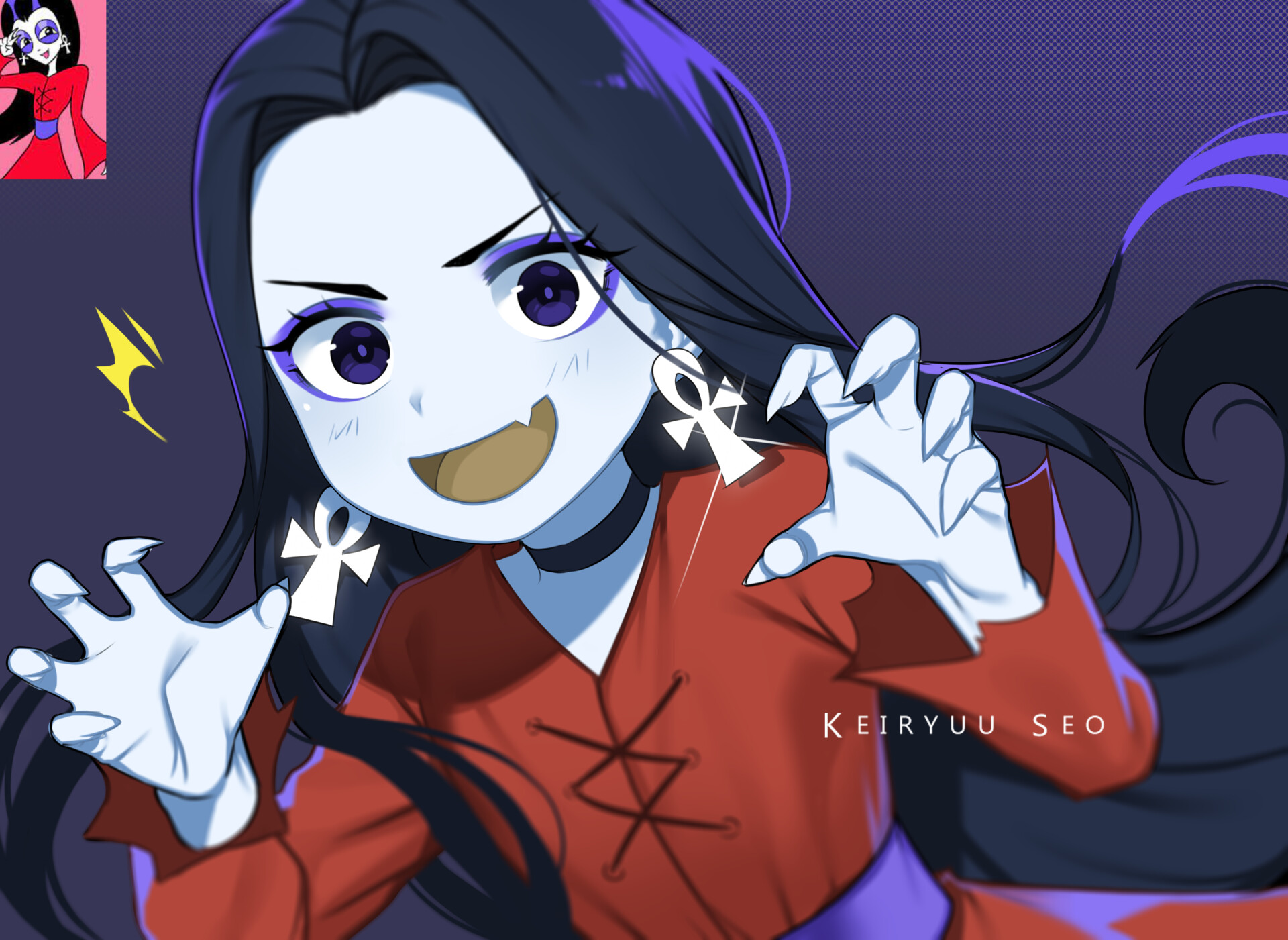 ArtStation - Batrisha|The Vampire girl