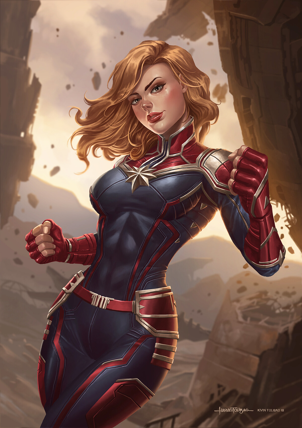 ArtStation - Captain Marvel