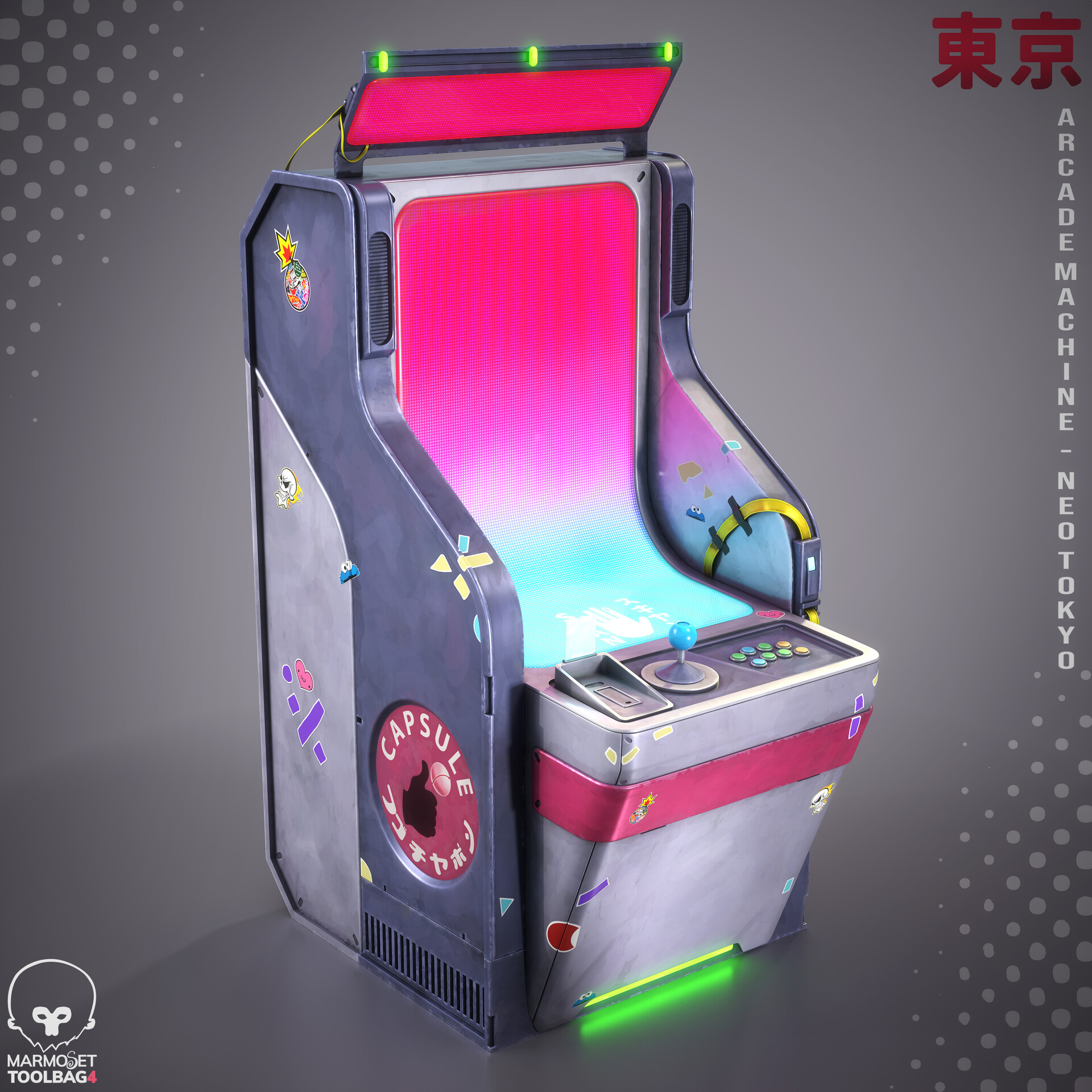 ArtStation - Arcade Machine-Neo Tokyo