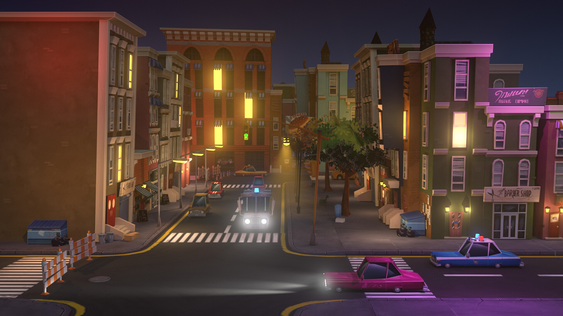 ArtStation - Stylized City Enviroment (Lowpoly)
