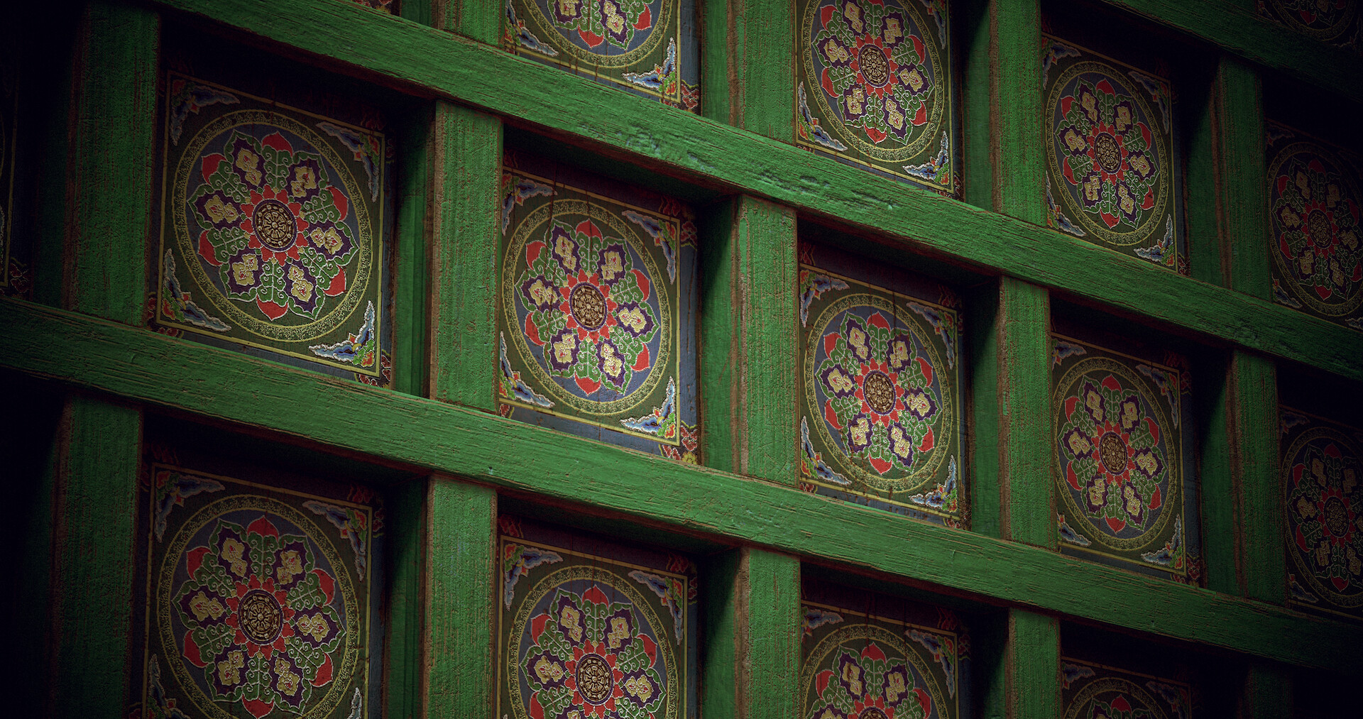ArtStation - Chinese Ceiling
