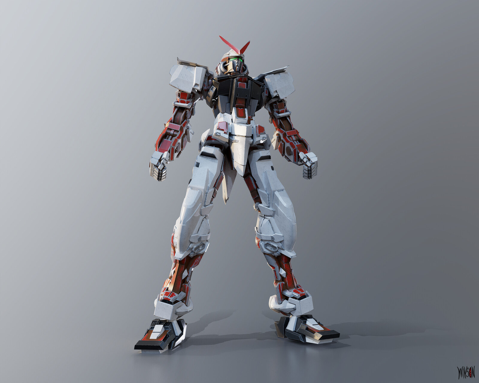 Winson Jackie Ta - Gundam Astray Red Frame 3D Model
