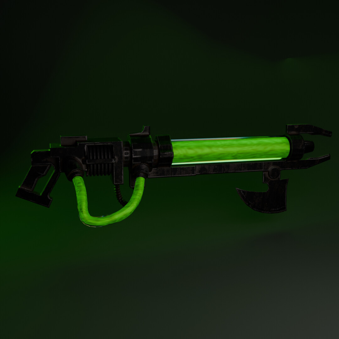 ArtStation - Warhammer 40,000 Necron's gauss weapon
