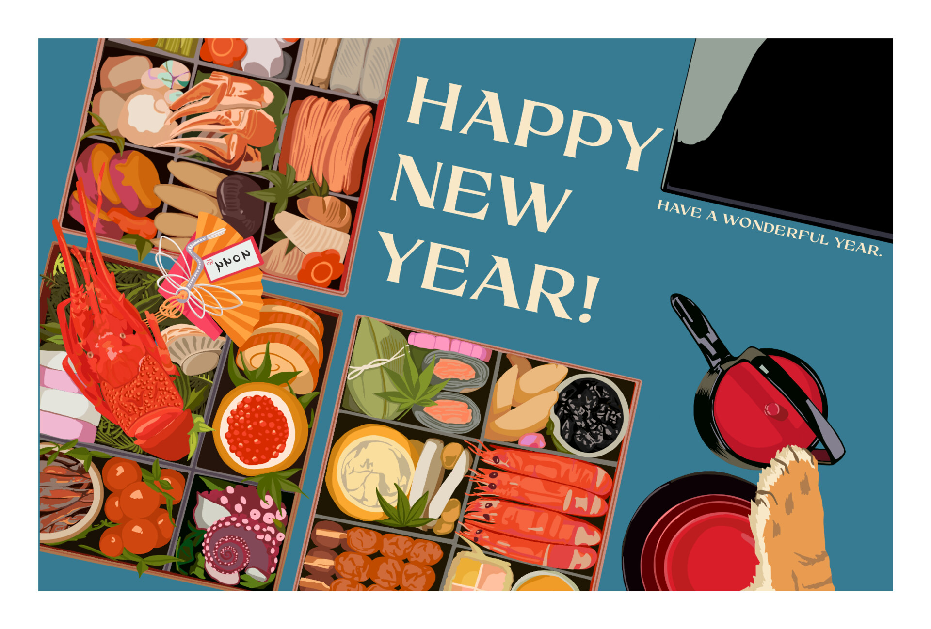 ArtStation - New Years Card Designs 2022