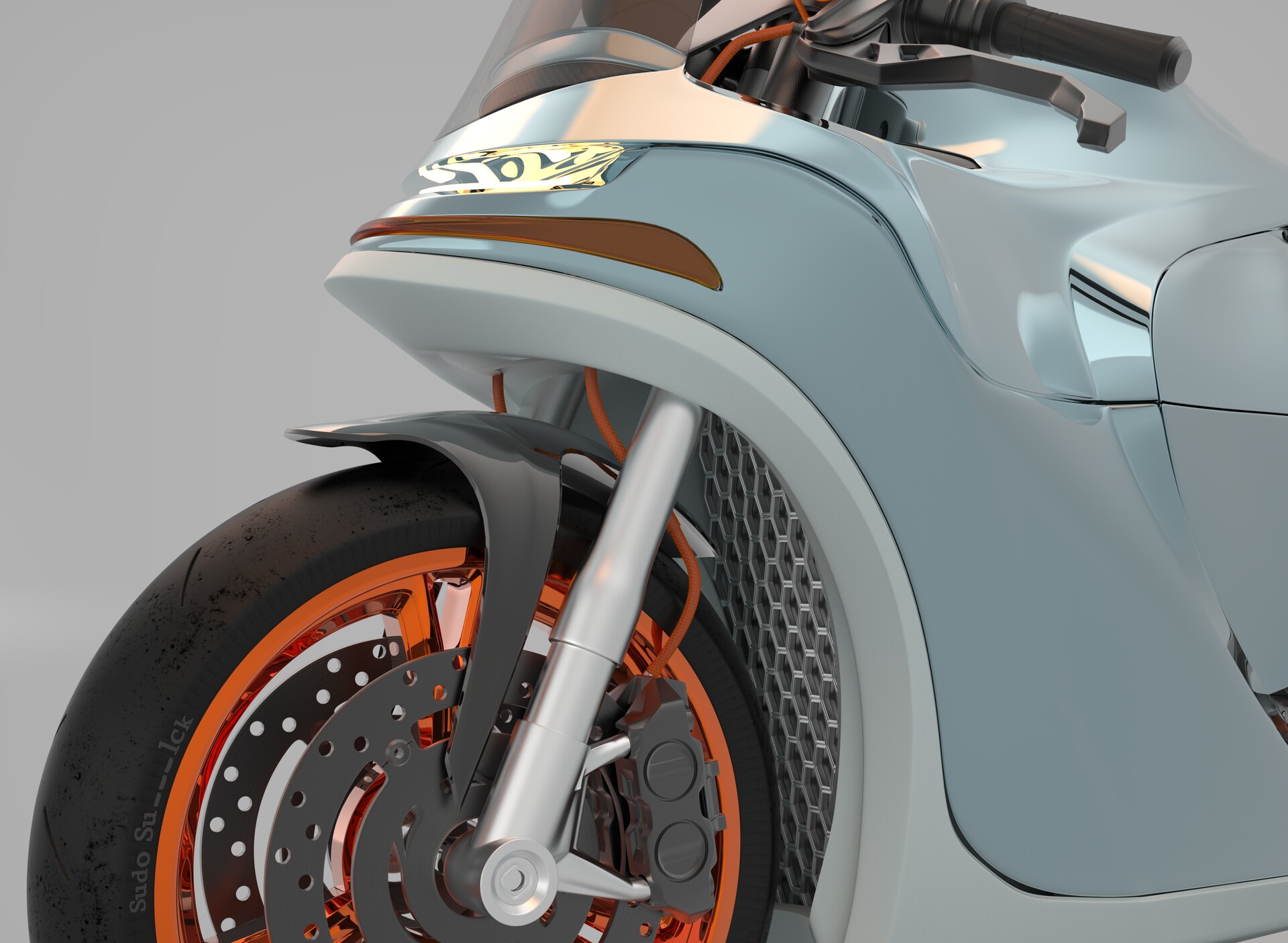 ArtStation - My personal motorcycle project (textured version #1)