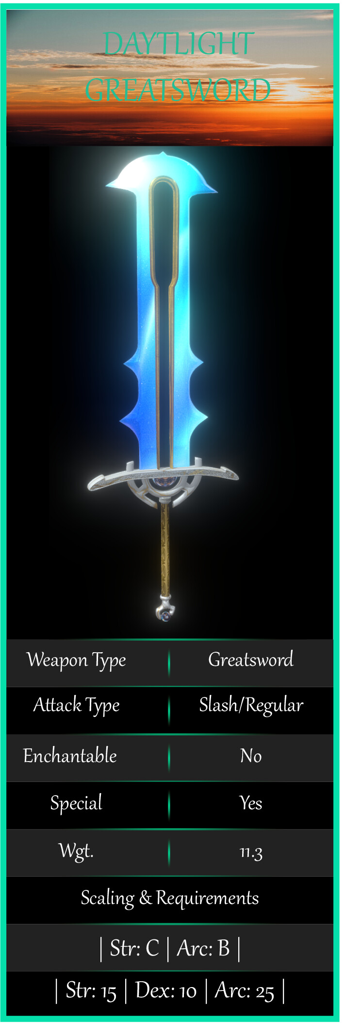 ArtStation - Daylight Greatsword