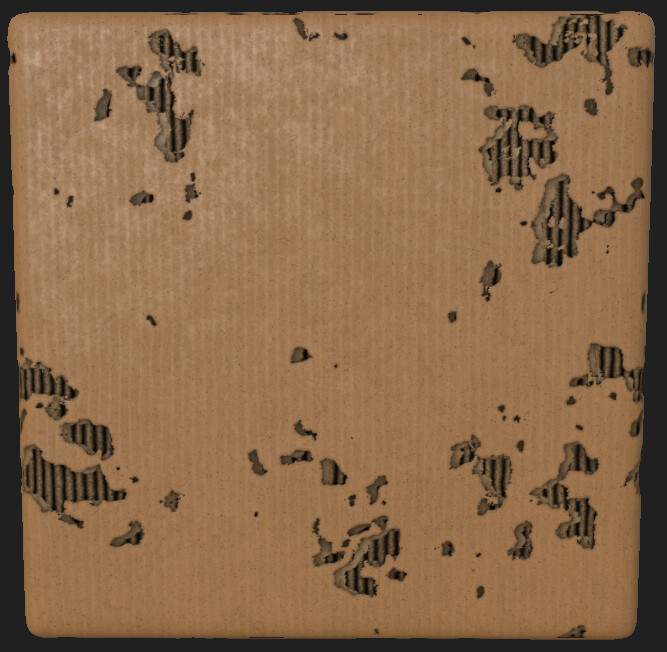 ArtStation - Cardboard Texture