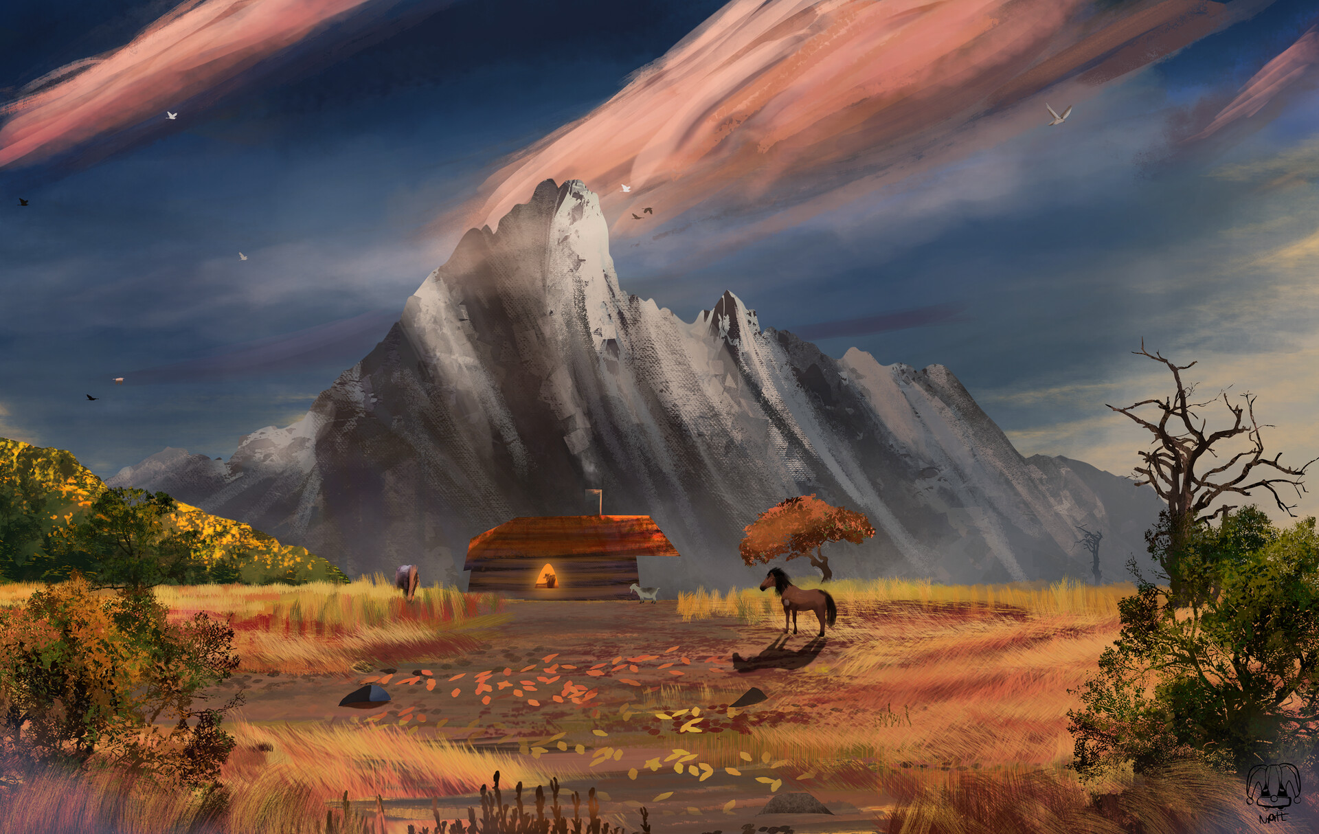 ArtStation - Evening day