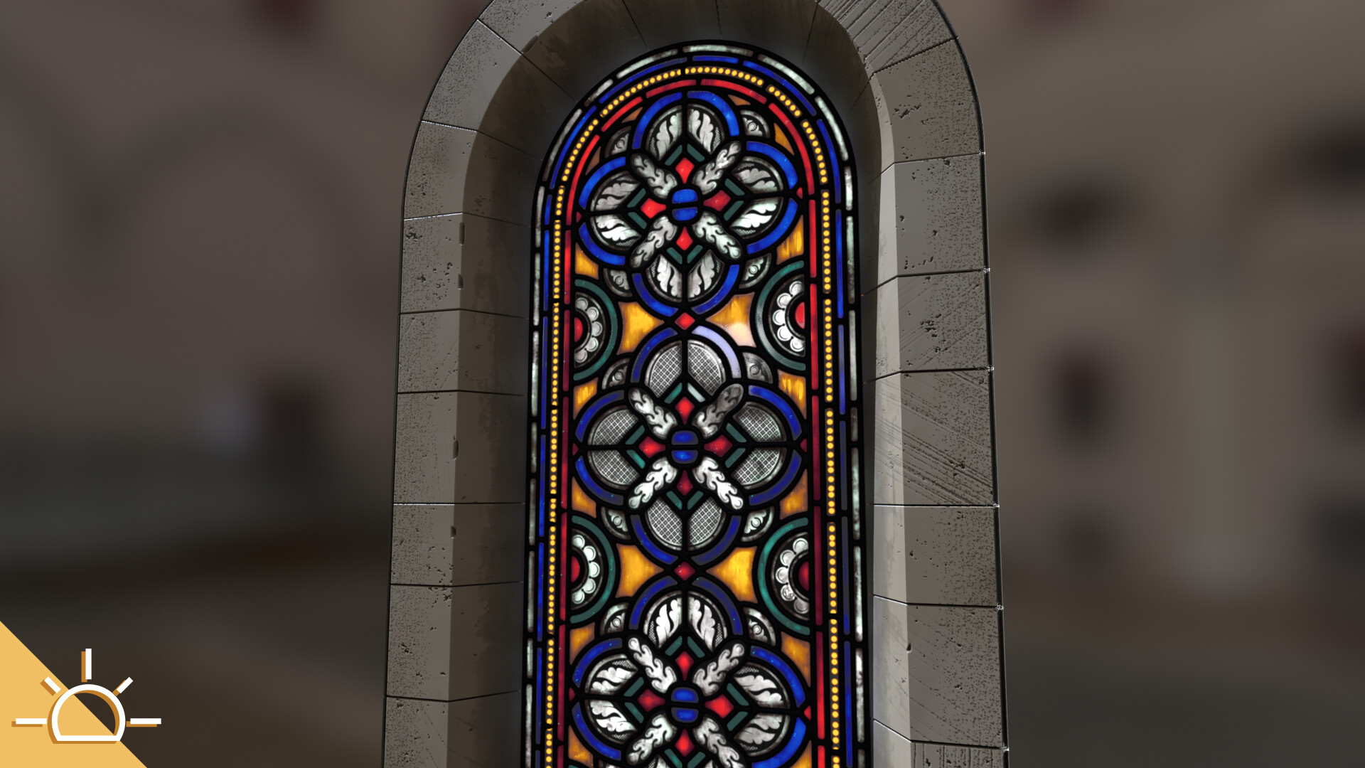 Romanesque Stained Glass Romanesque And Gothic Styles In