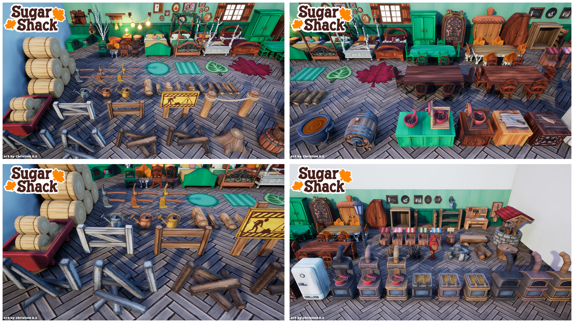 Christine D.S. - Sugar Shack - Game Assets